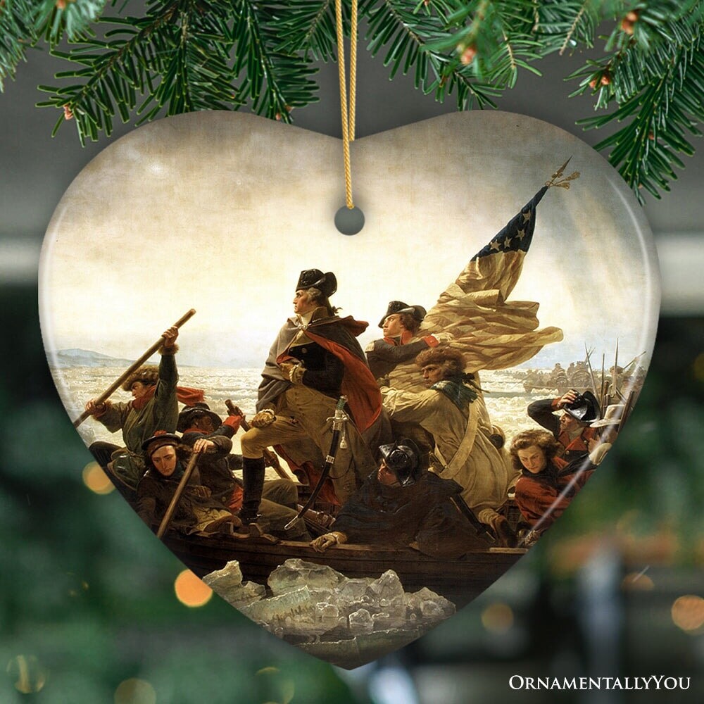 Famous Crossing of the Delaware 1776 Vintage Ornament, George ...