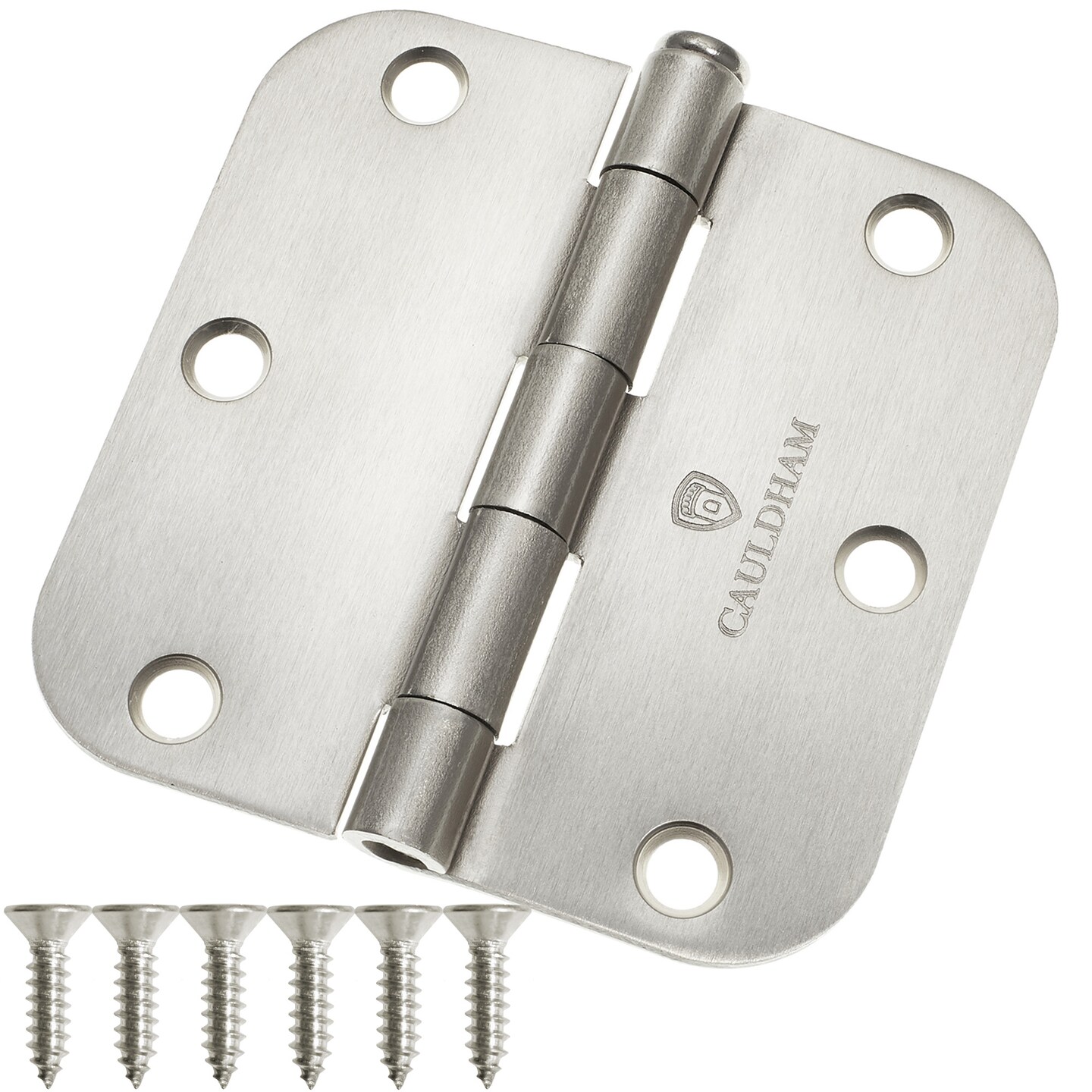 Cauldham Heavy-Duty 3-1/2" Interior Door Hinges with 5/8" Radius ...