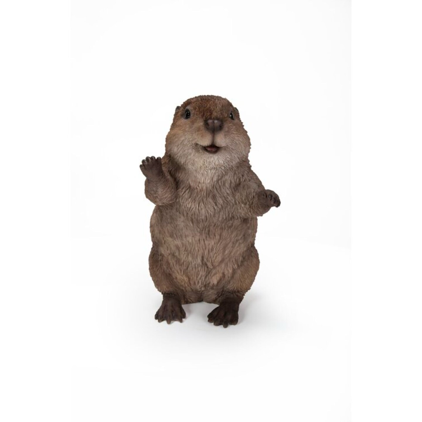 Hi-Line Gifts 9.25" Standing American Beaver Cub Outdoor Garden Statue ...