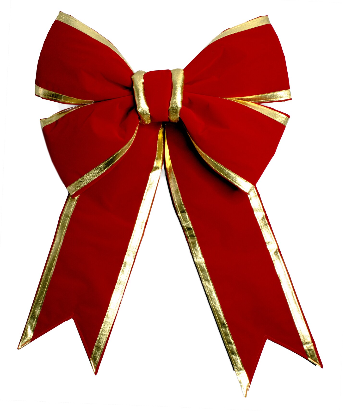 18" Red Bow with Gold Trim | Michaels