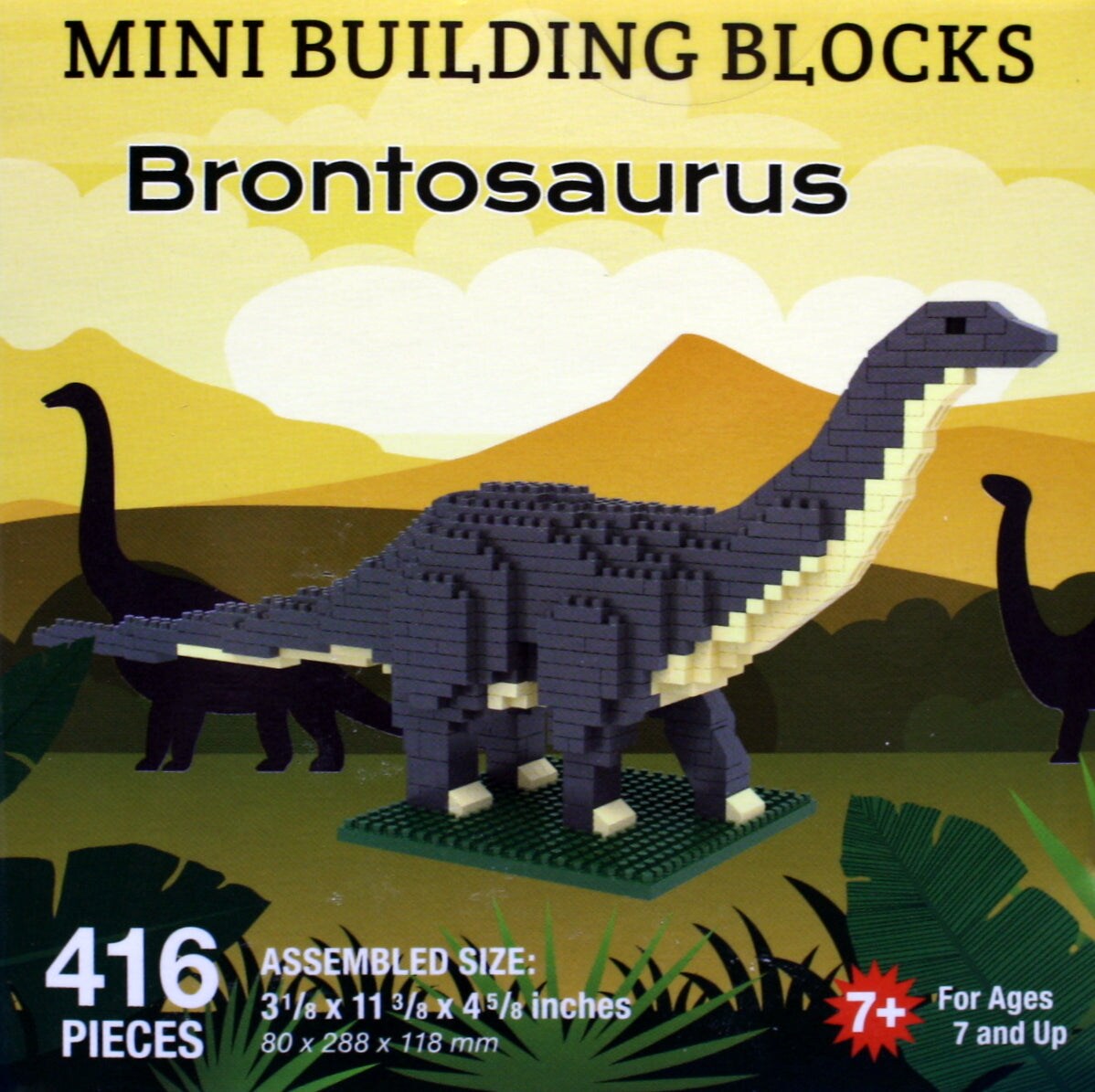 Mini Building Blocks - Brontosaurus | Michaels
