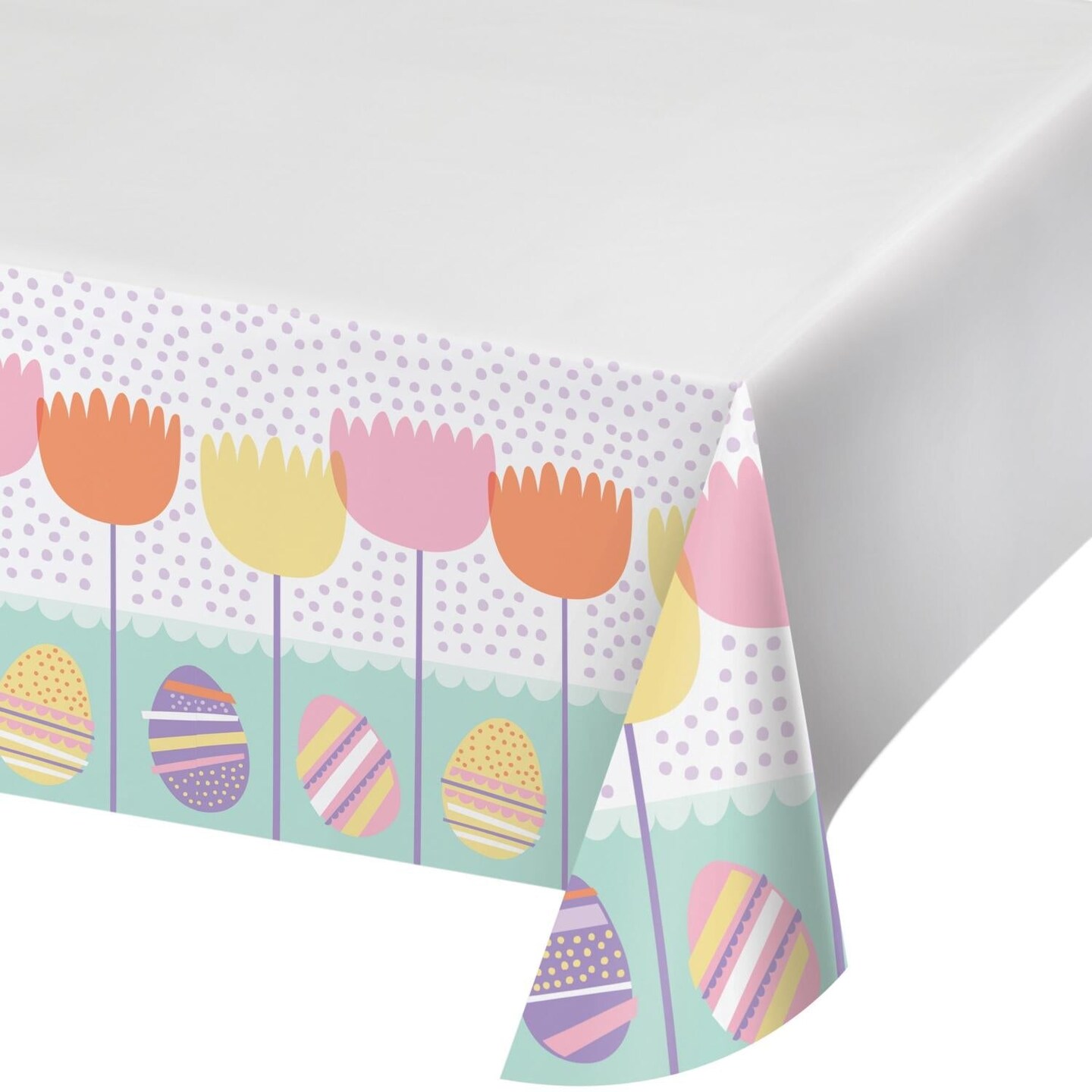 Modern Easter Paper Tablecover Border Print, 54"x 96" | Michaels