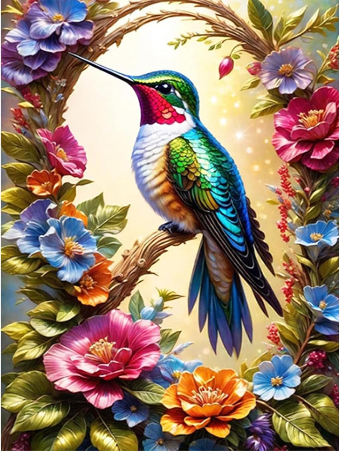 Hummingbird Diamond Painting Kits for Adults-Diamond Art for Adult ...