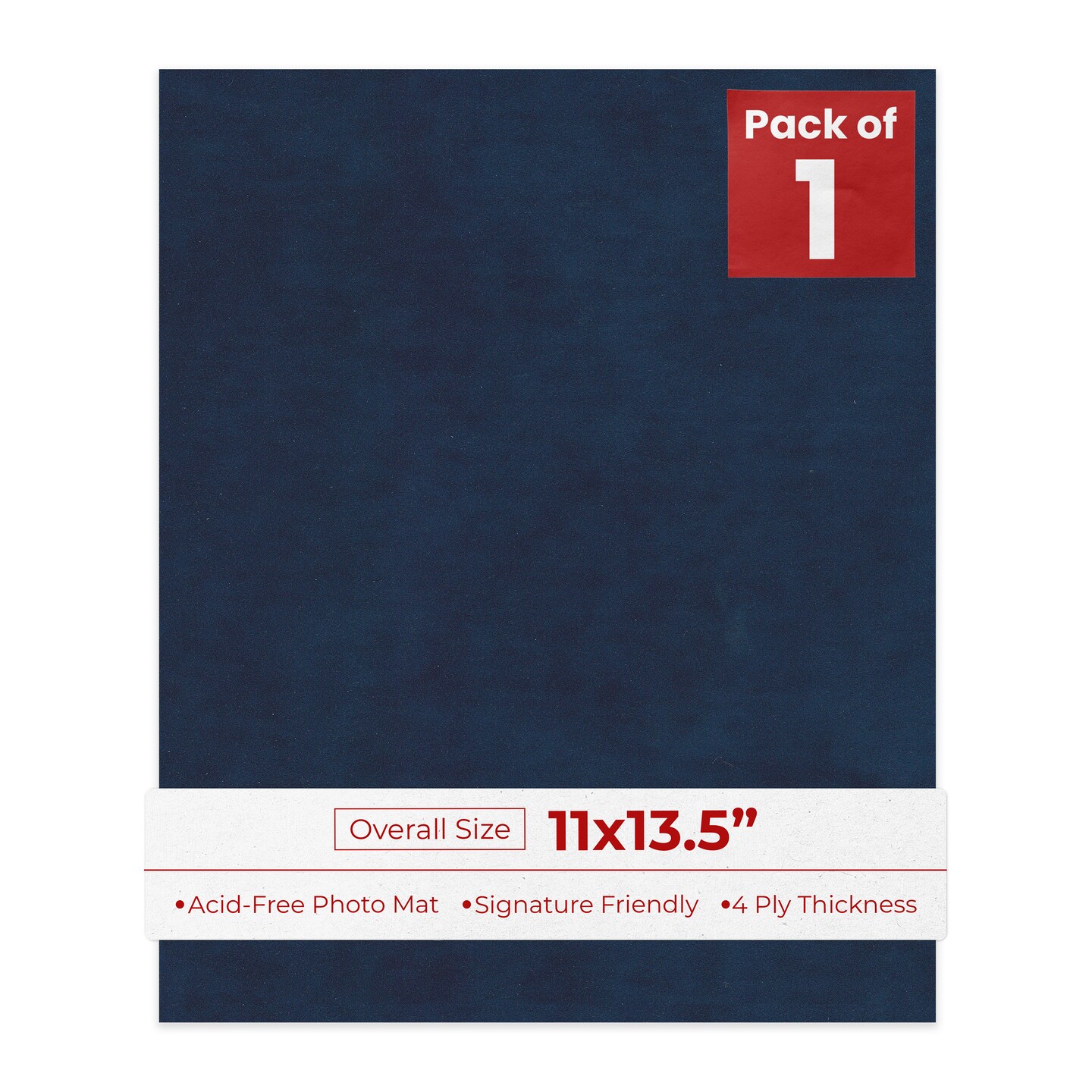 Navy Suede 11x13.5 Uncut Mat Board - Blank Sheets, No Opening, Color ...