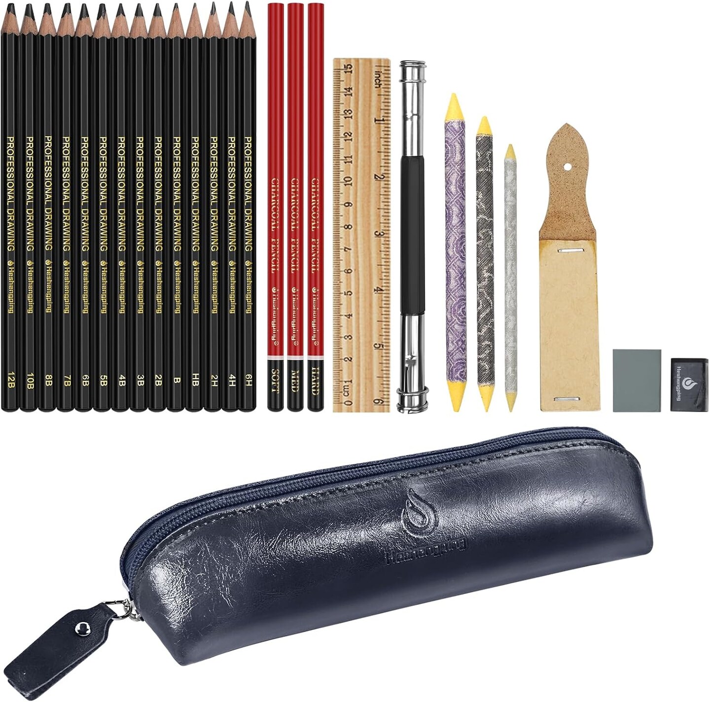 Sketching and Drawing Pencils Set-26 pack, Art Supplies Drawing Kit ...