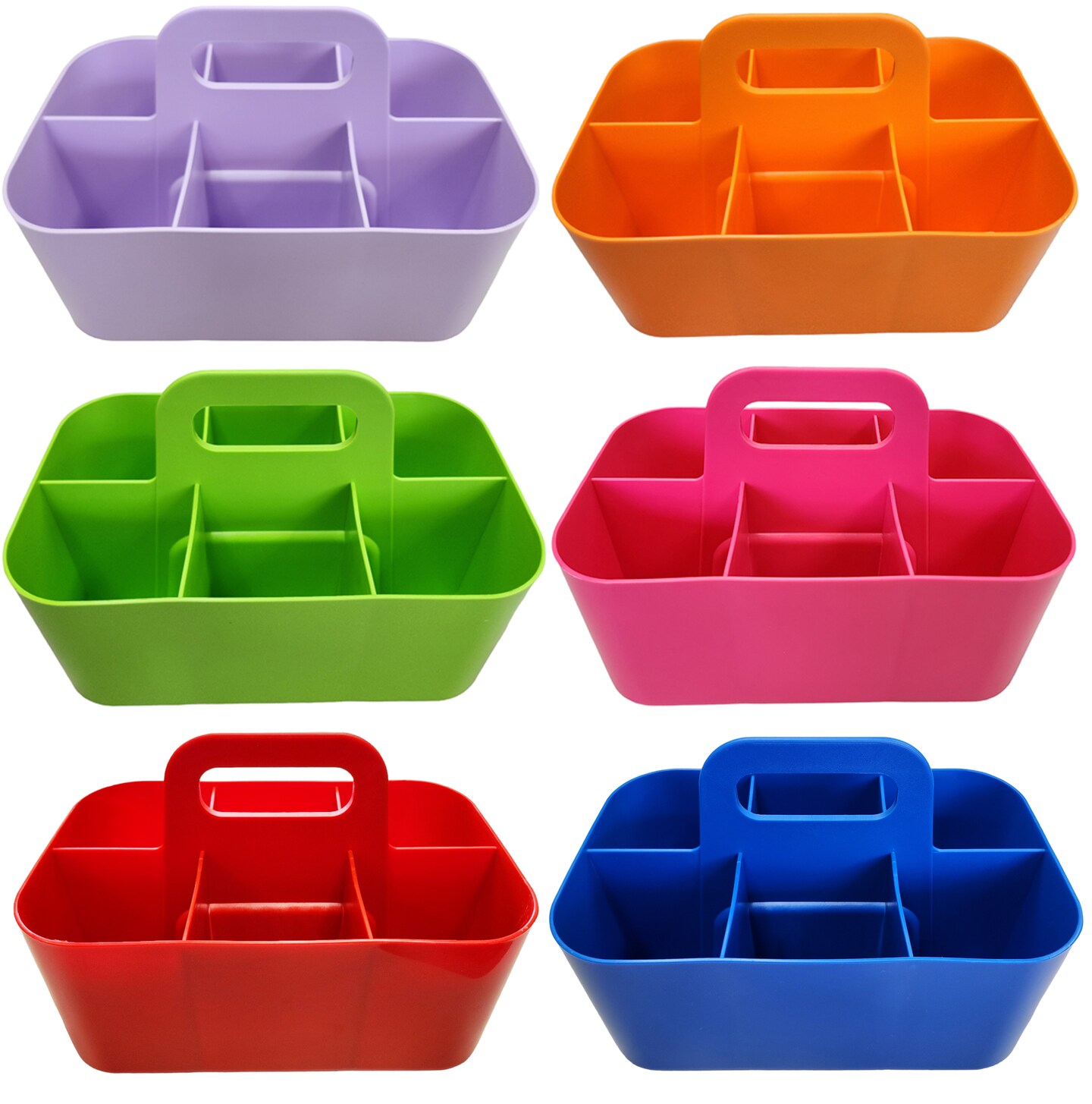 Enjoy Organizer | 6 Small Stackable and Portable Simple 6-Compartment ...