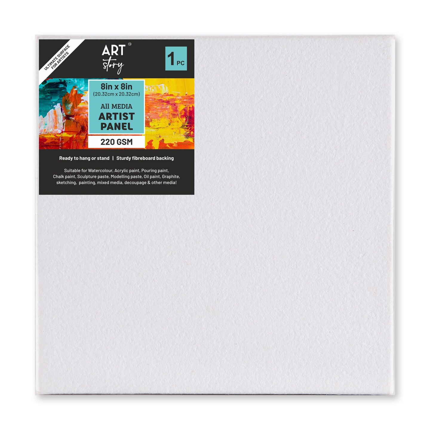 Little Birdie All Media Artist Panel Square 1/Pkg-8"X8" | Michaels