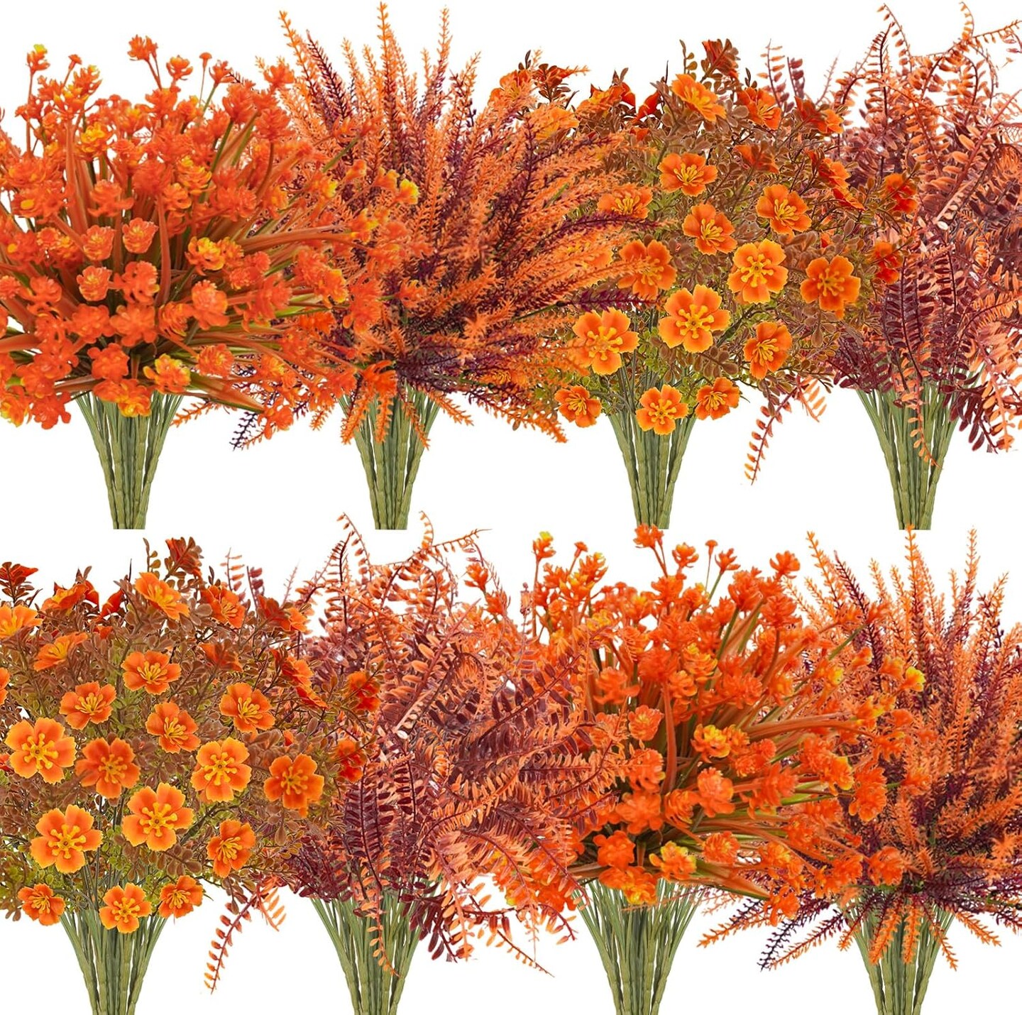 24Pcs Outdoor Artificial Fall Flower, Fake Fall Plants Outside | Michaels