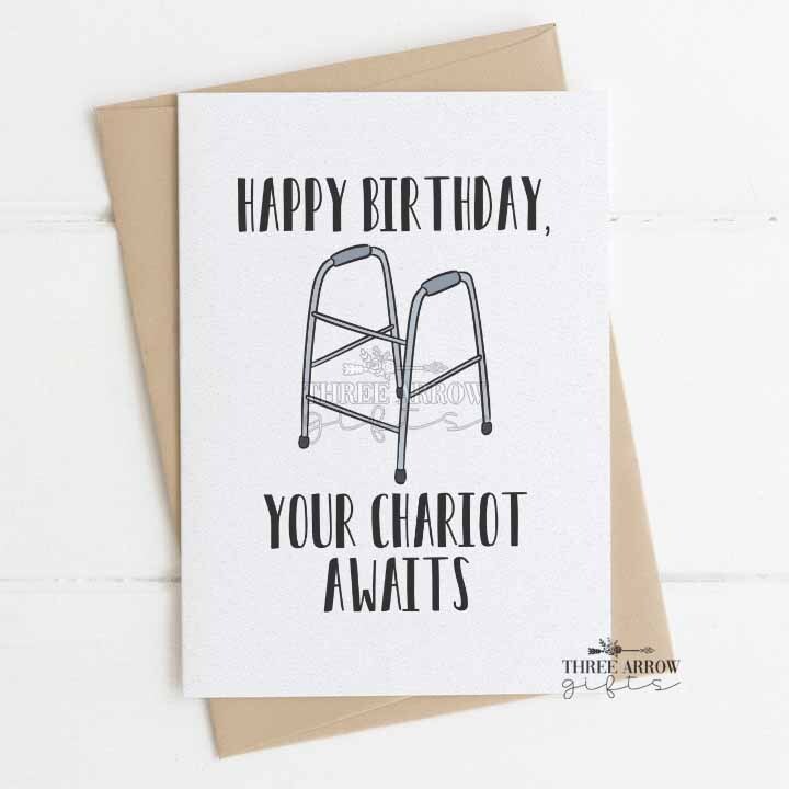 Your Chariot Awaits Birthday Card | MakerPlace by Michaels