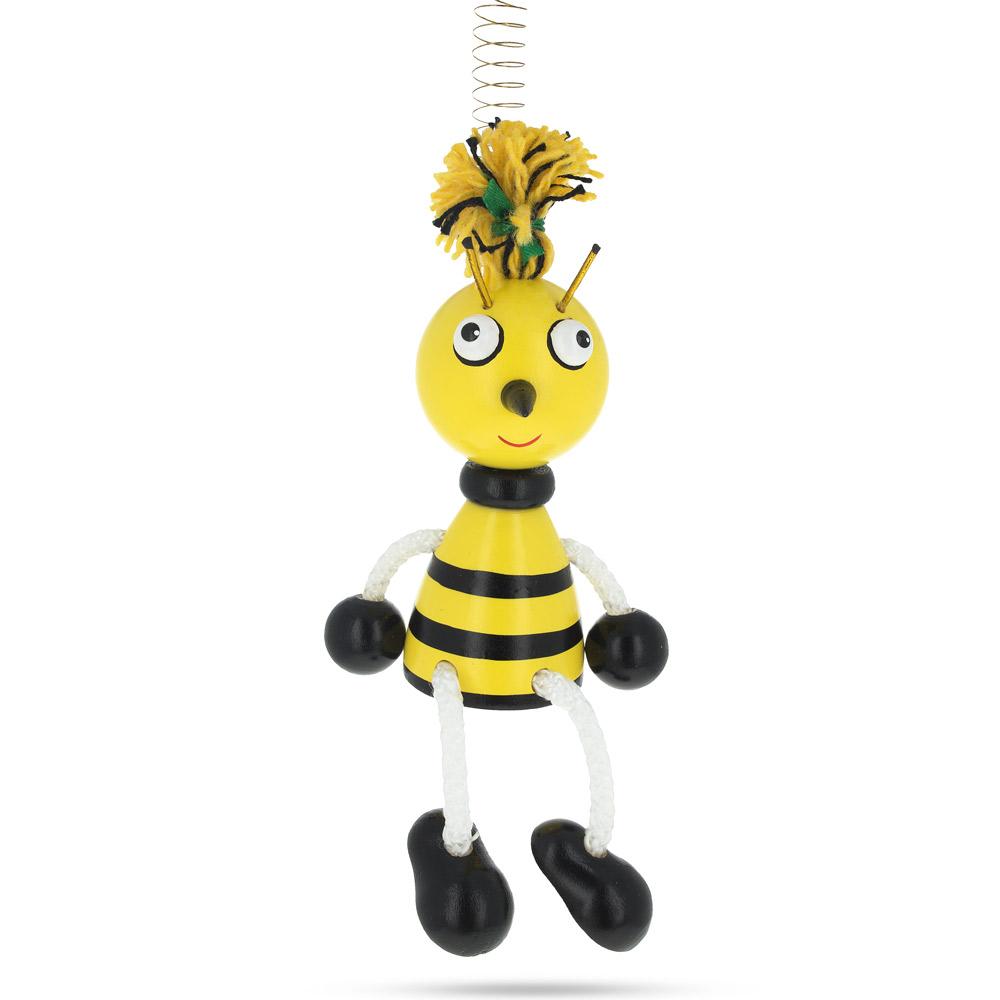 Bee Wooden Doll on a Spring 6 Inches | Michaels