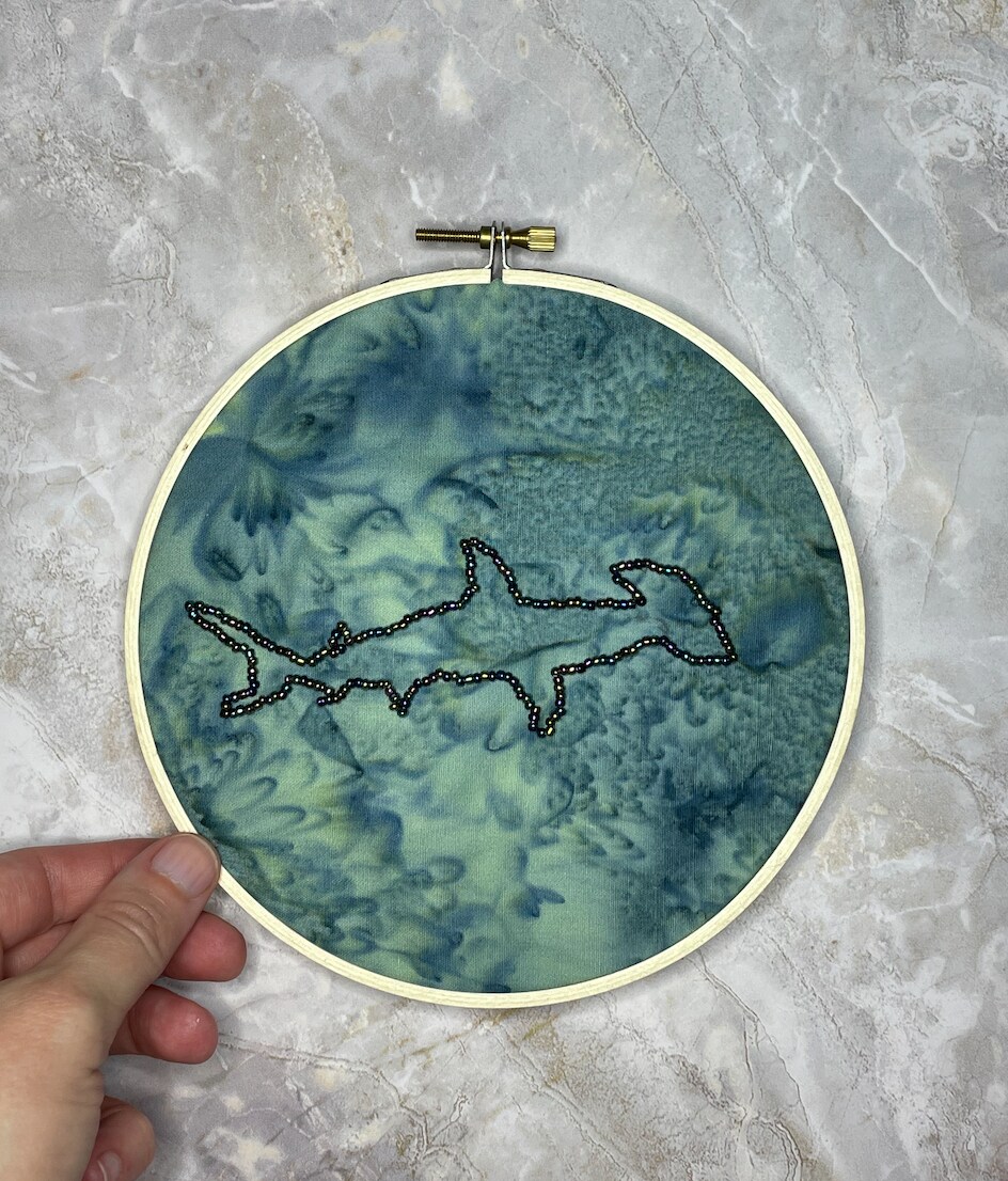 Hammerhead shark hoop | MakerPlace by Michaels