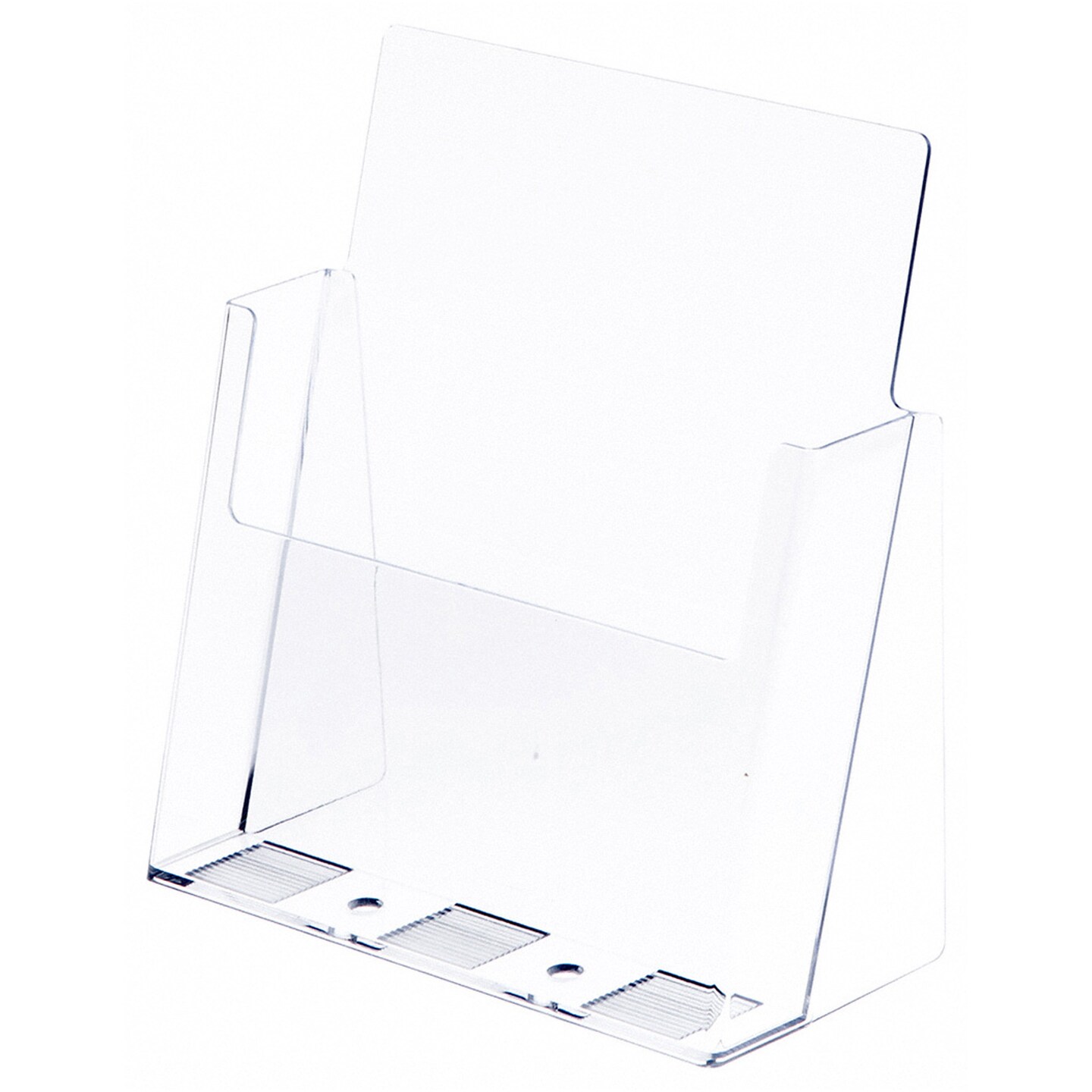 Plymor Clear Acrylic Paper Literature Holder (Countertop), Fits 8.5" x ...
