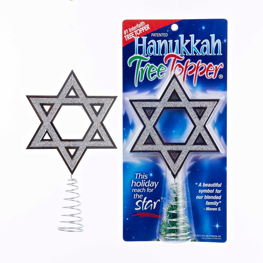 Silver Hanukkah Tree Topper | Michaels