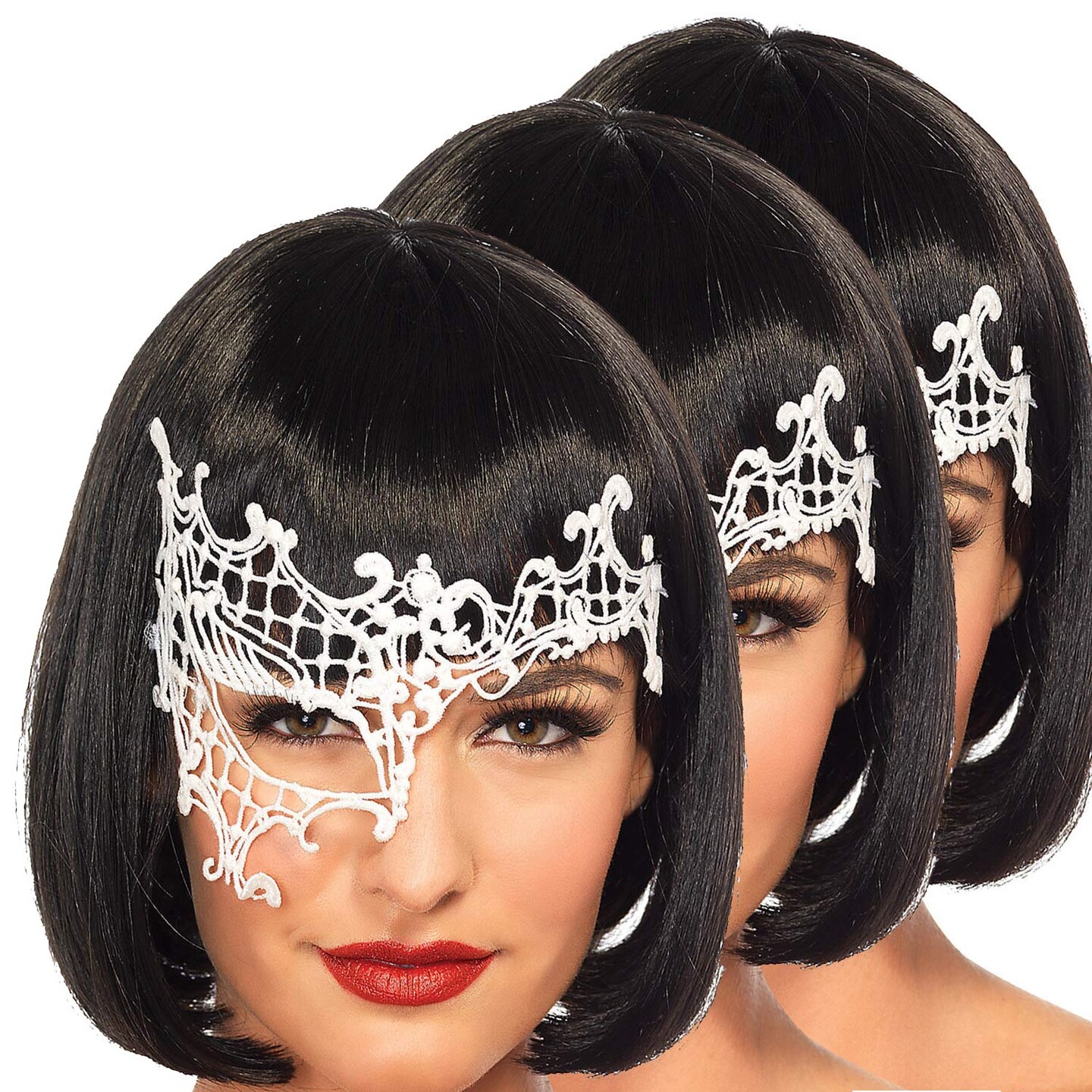 Daring Venetian White Mask Lace Design | Michaels