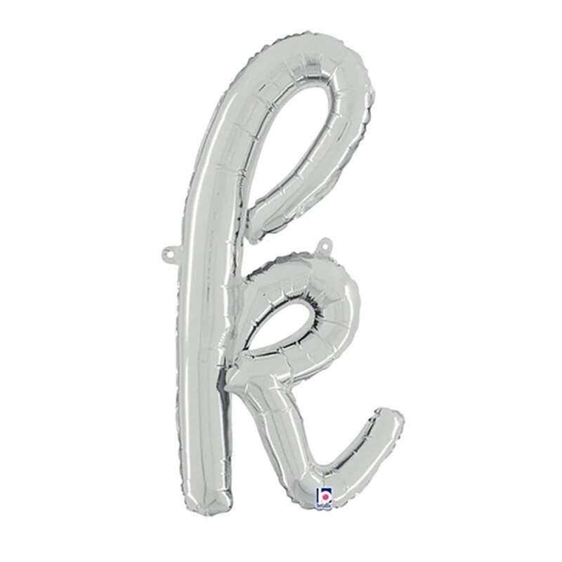 Betallic® 14 inch Script Letter A Silver Air Fill Only | Michaels