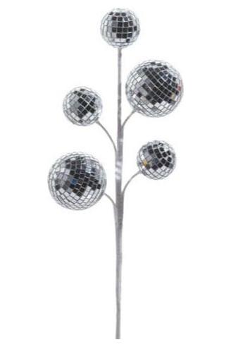 16" Silver Disco Ball Spray | Michaels