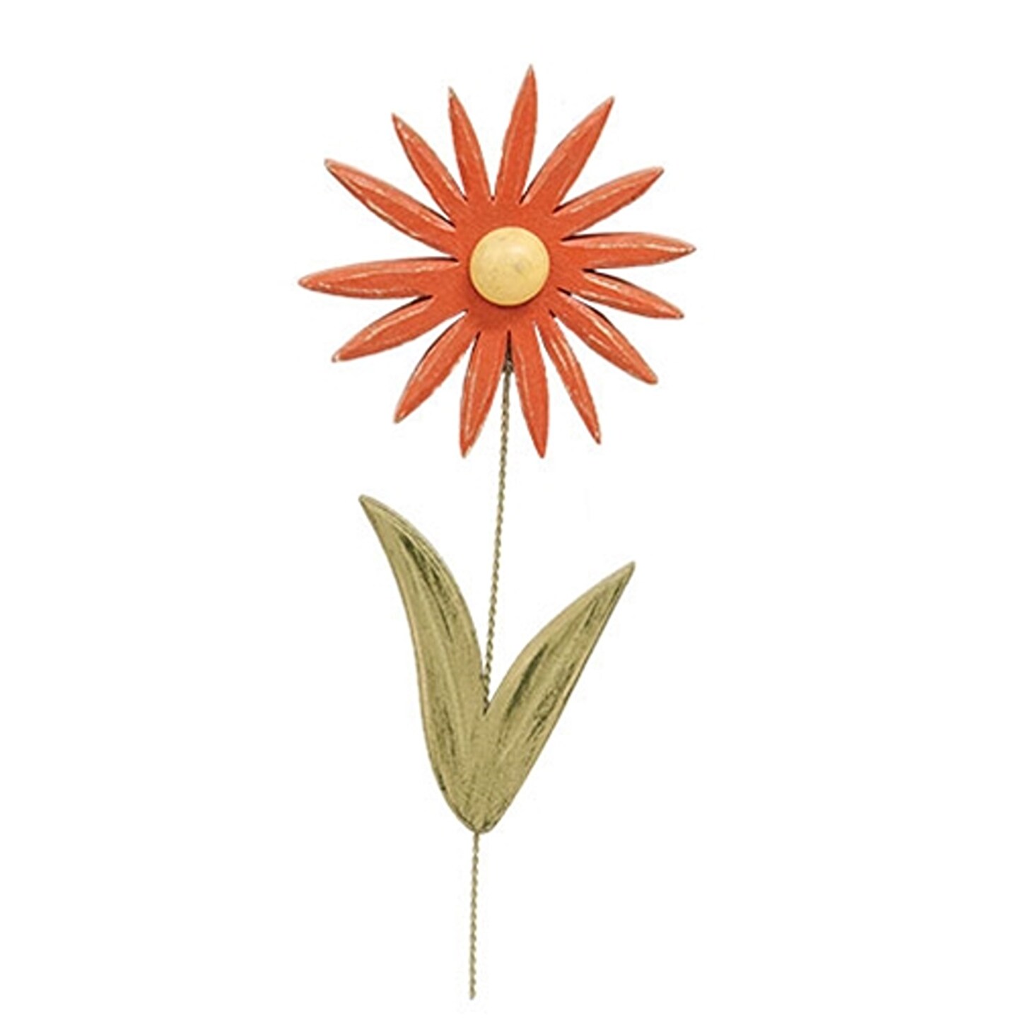 Distressed Wood Flower Magnets Rustic Spring Refrigerator Decor 2 Asstd ...