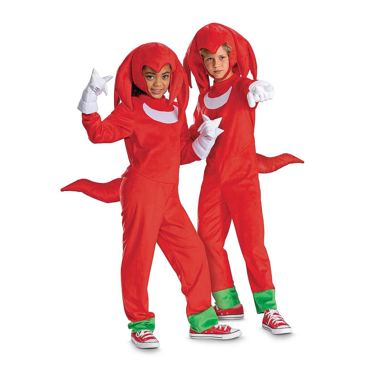 Kids Deluxe Sonic the Hedgehog Knuckles Echidna Halloween Costume ...