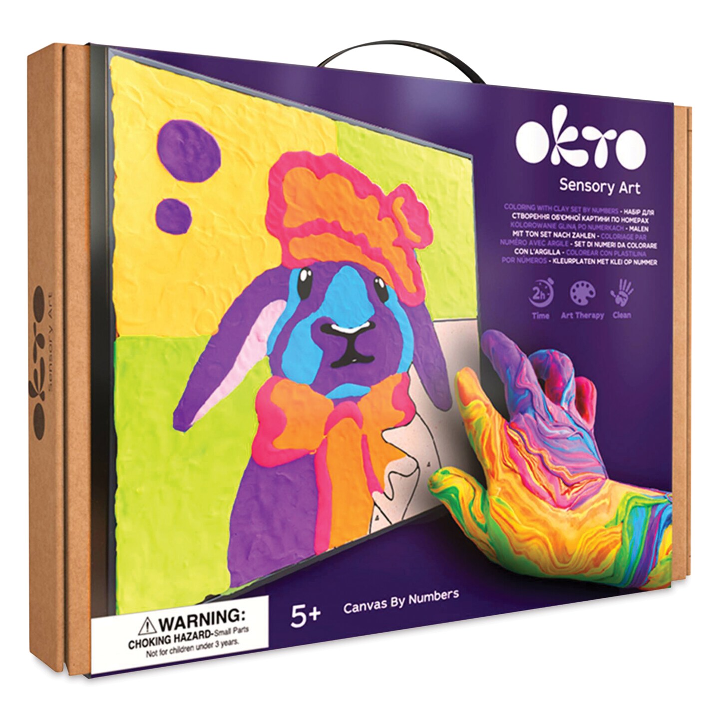 Okto Sensory Art Clay Color By Number Kit - Bunny | Michaels