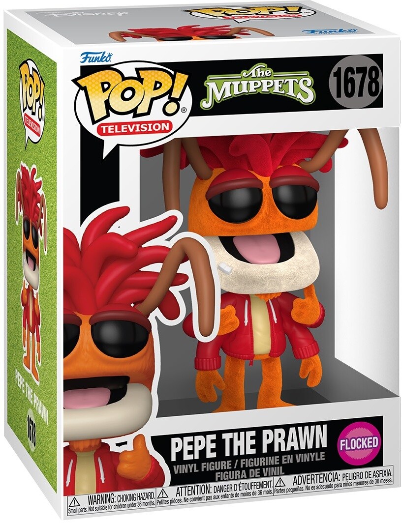 Funko POP! Television: The Muppets - Pepe the Prawn (Flocked ...