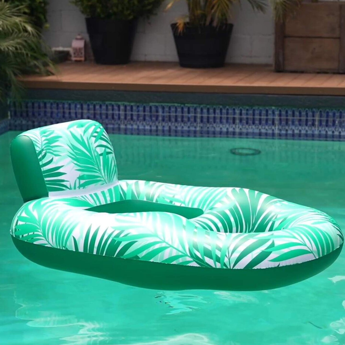 Inflatable Pool Chair Float: The Perfect Lounging Experience | Michaels