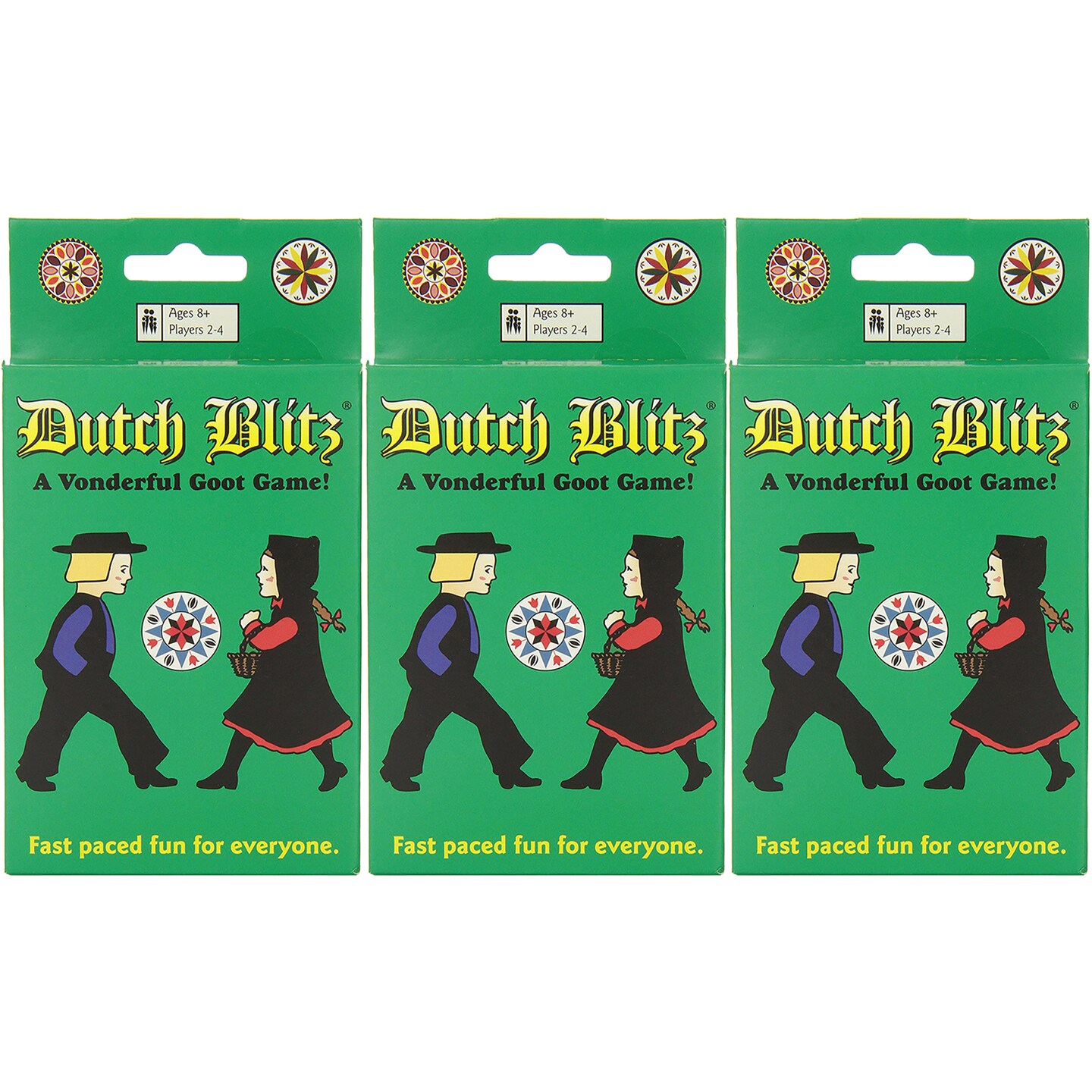 Dutch Blitz: The Original Fast Paced Card Game, Contains 160 Cards, For 2 to 4 Players, Ages 8 ...