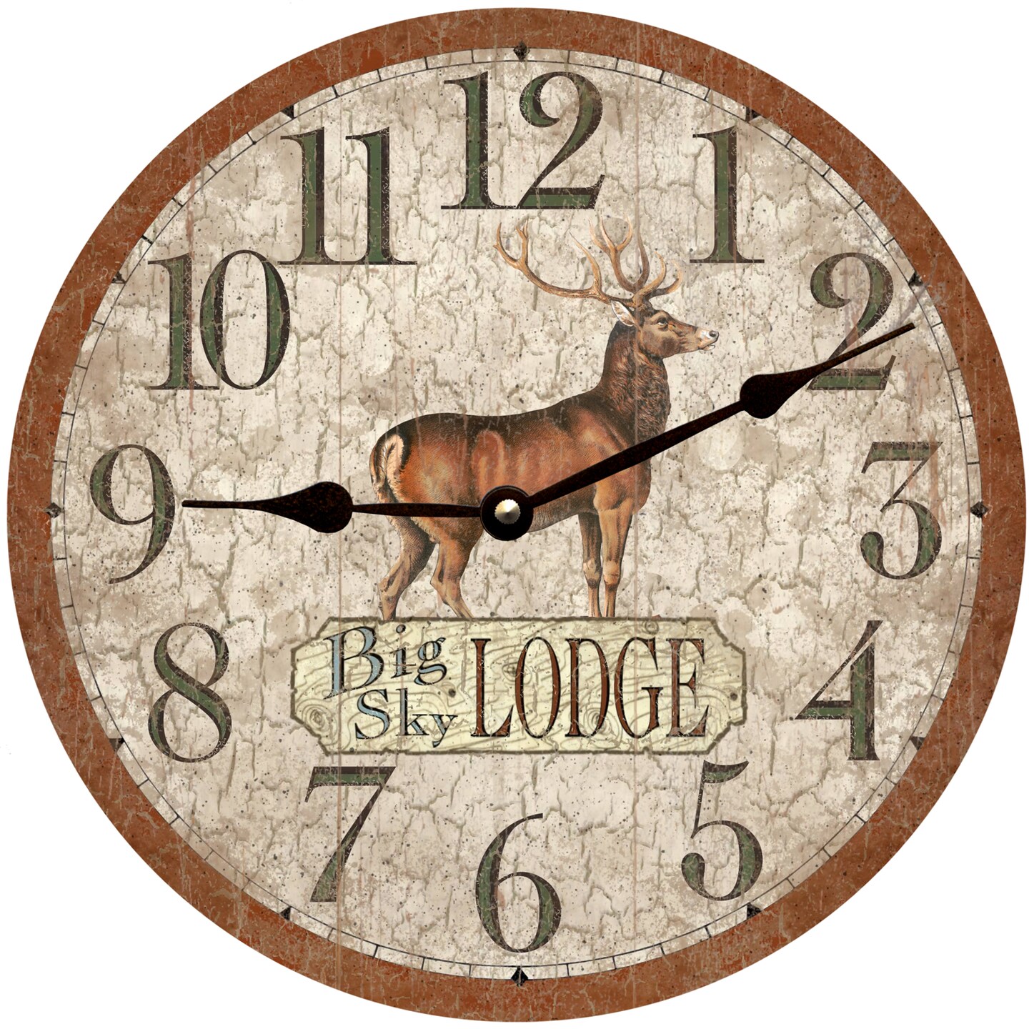 Rustic Lodge Clock: Perfect Timepiece for Cabin Decor | MakerPlace by ...