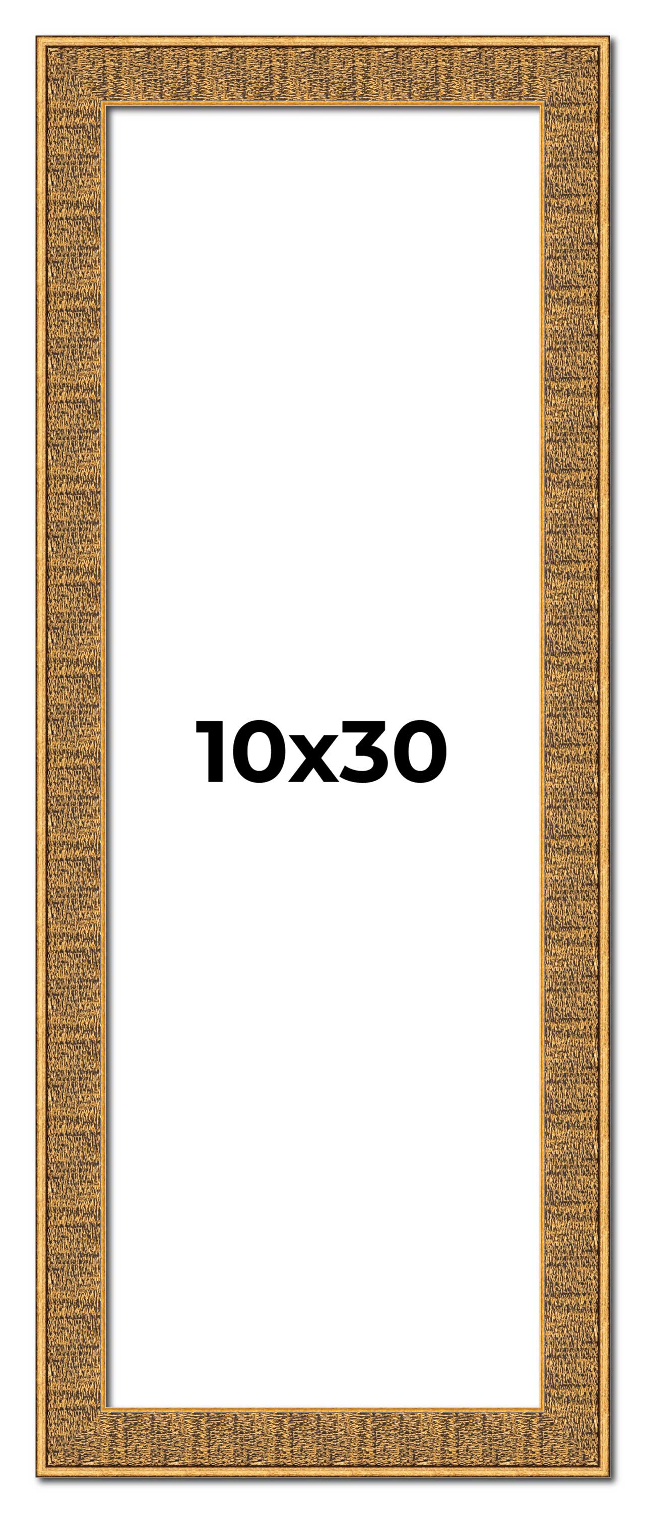10x30 Sculpted Picture Frame with UV-Resistant Acrylic & Acid Free ...