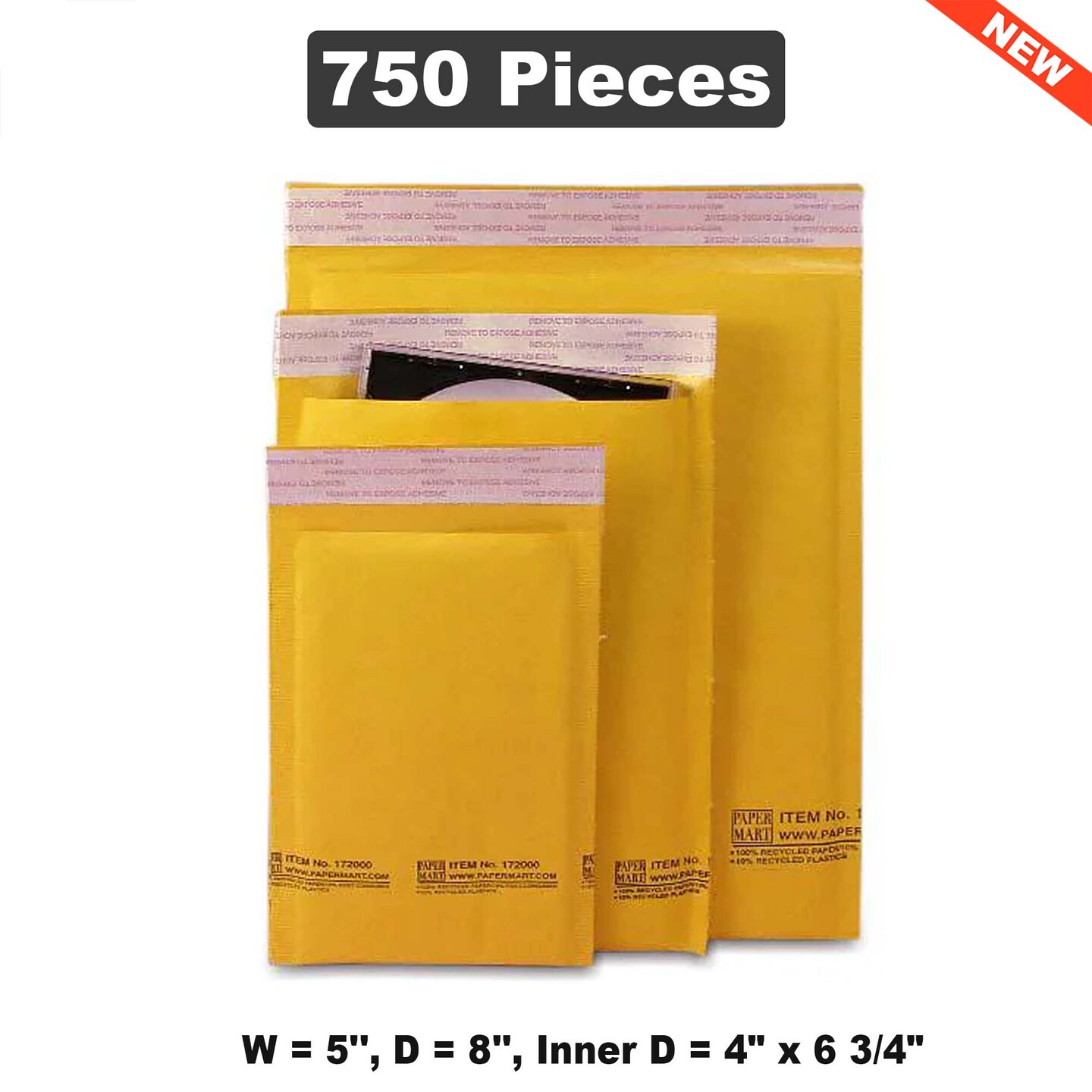 Compact Shipping & Packing Boxes - 4"x 6 3/4" for Small and Secure ...