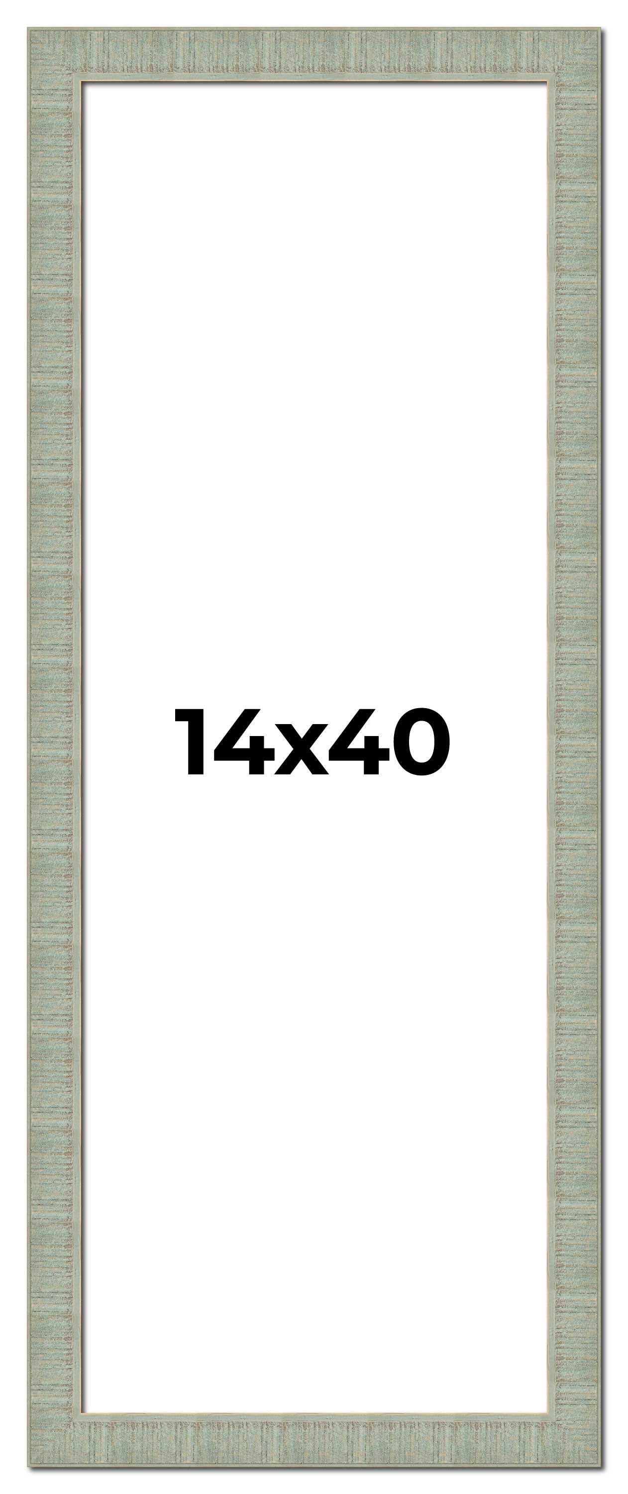14x40 Sculpted Picture Frame with UV-Resistant Acrylic & Acid Free ...