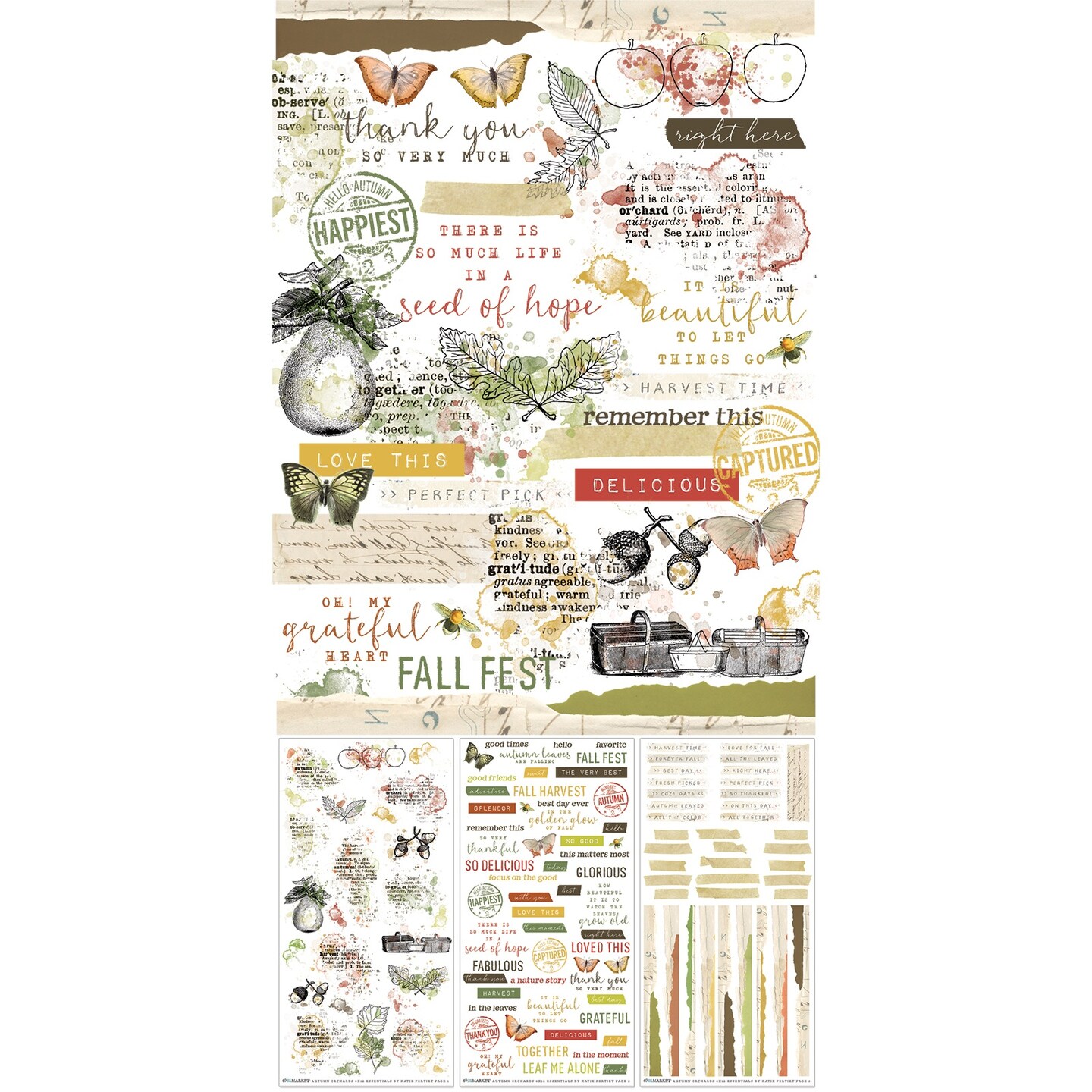 49 And Market Rub-On Transfer Set-Vintage Orchard Essentials | Michaels