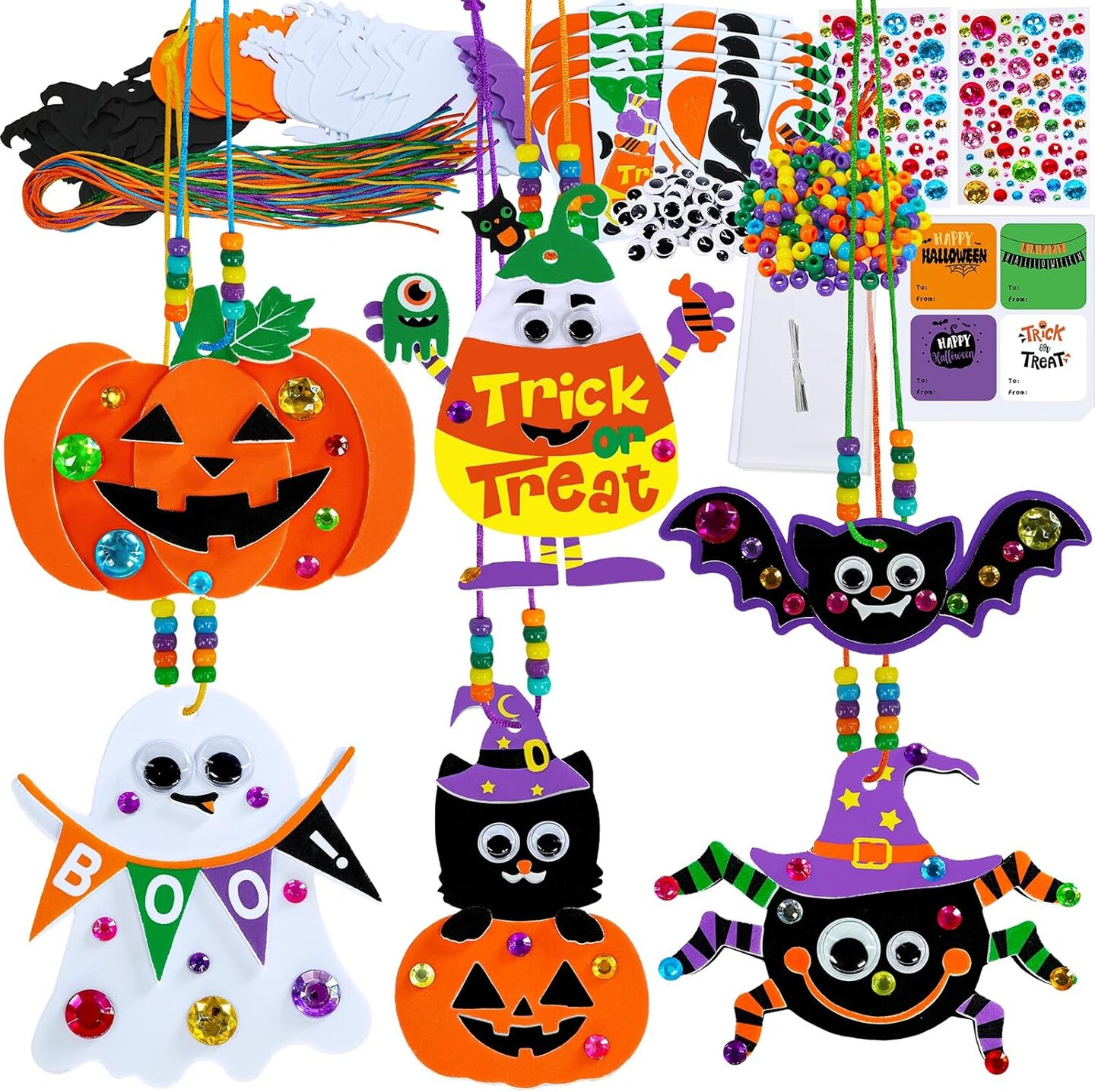 Halloween Art Sets Spider Bat Ghost Pumpkin | Michaels