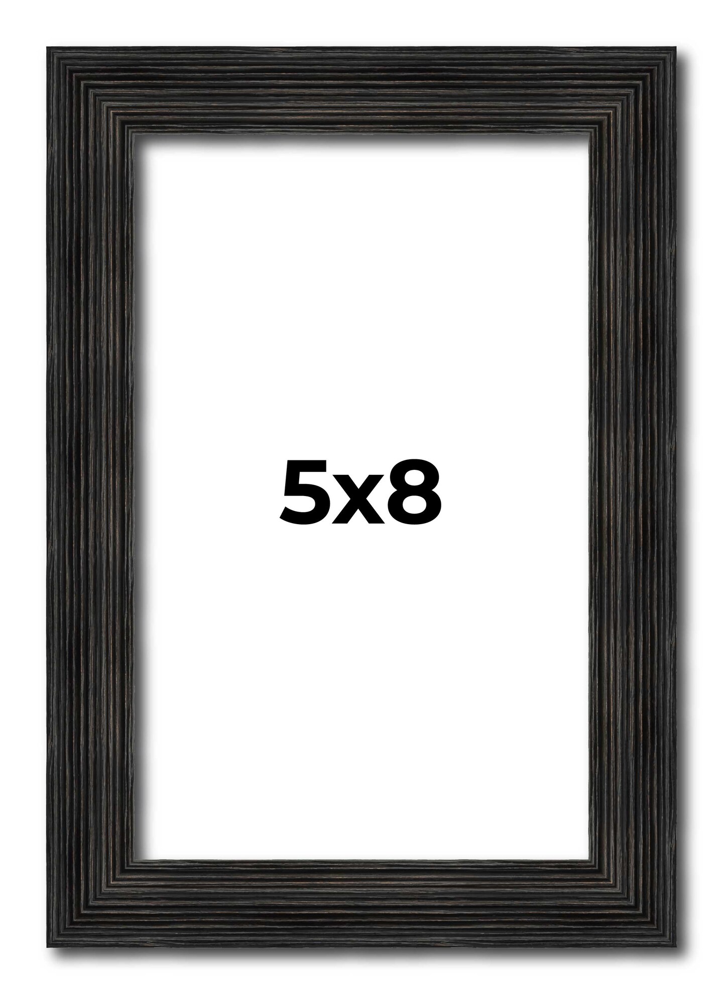 5x8 Thin Barnwood Picture Frame with UV-Resistant Acrylic & Acid Free ...