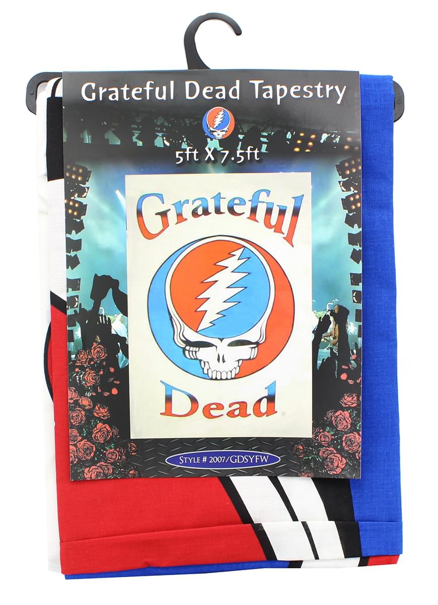 Grateful Dead Steal Your Face Logo White 60"x90" Tapestry | Michaels