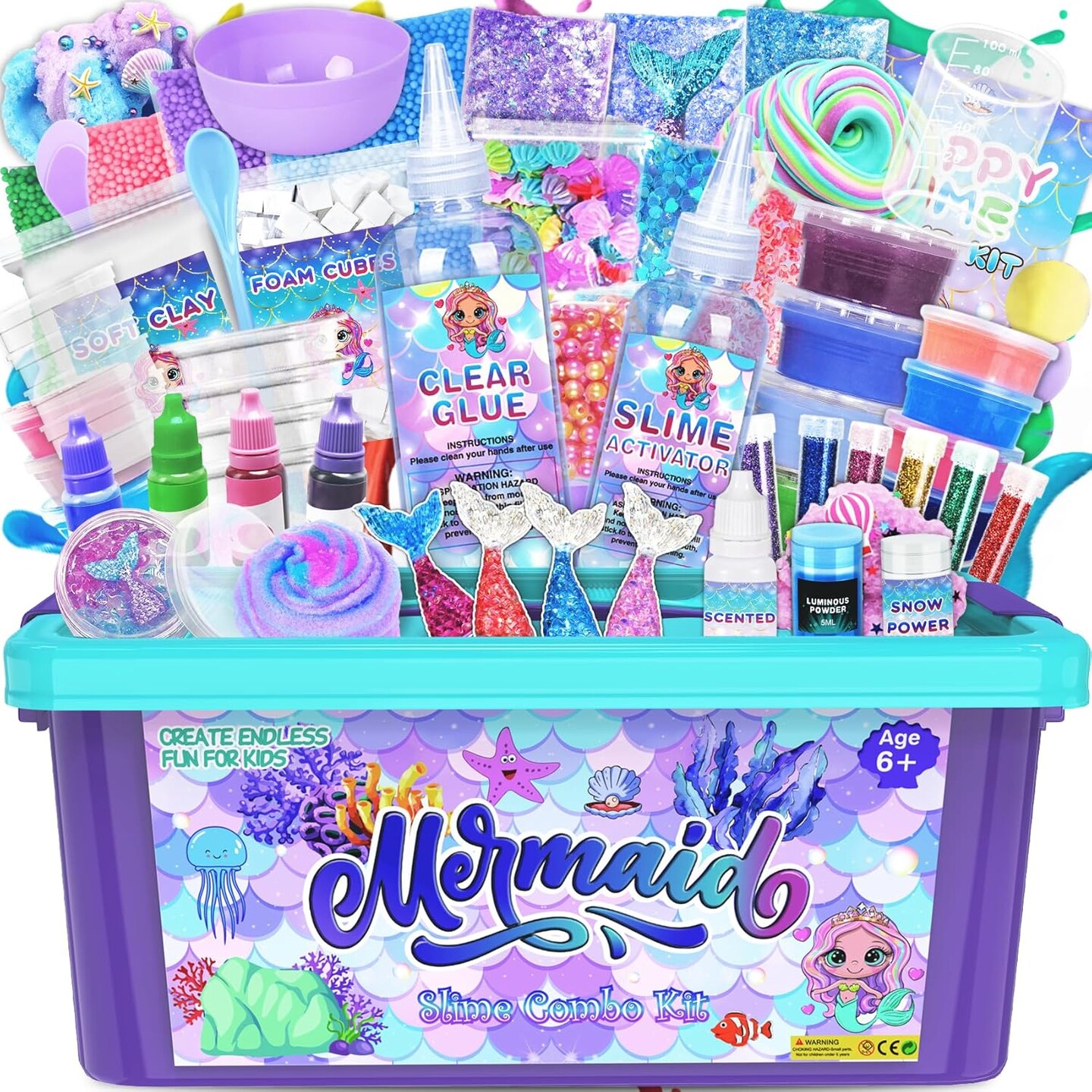 Summer Mermaid Slime Kit for Girls | Michaels