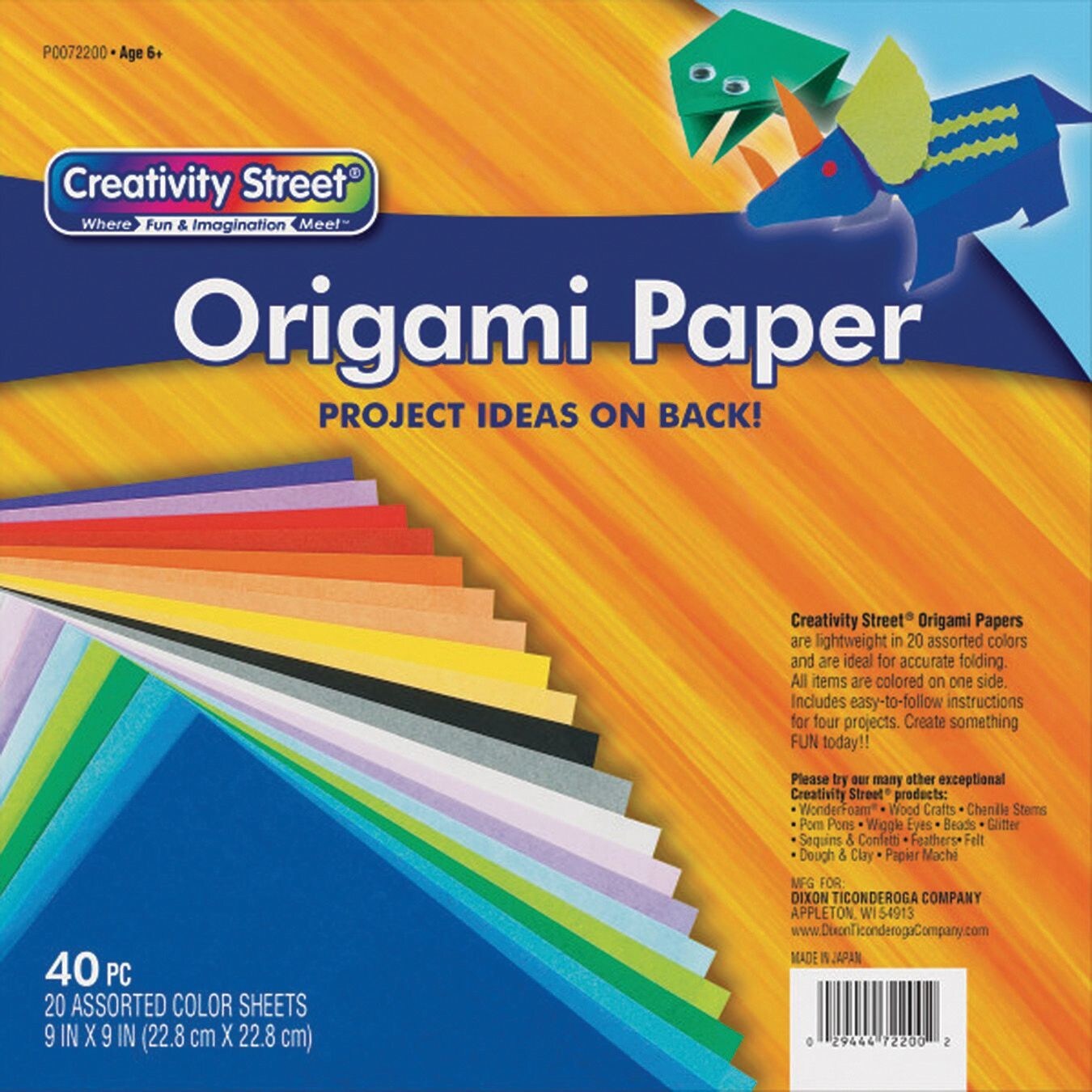 Origami Paper Assortment, 9" x 9" (Pack of 40) | Michaels