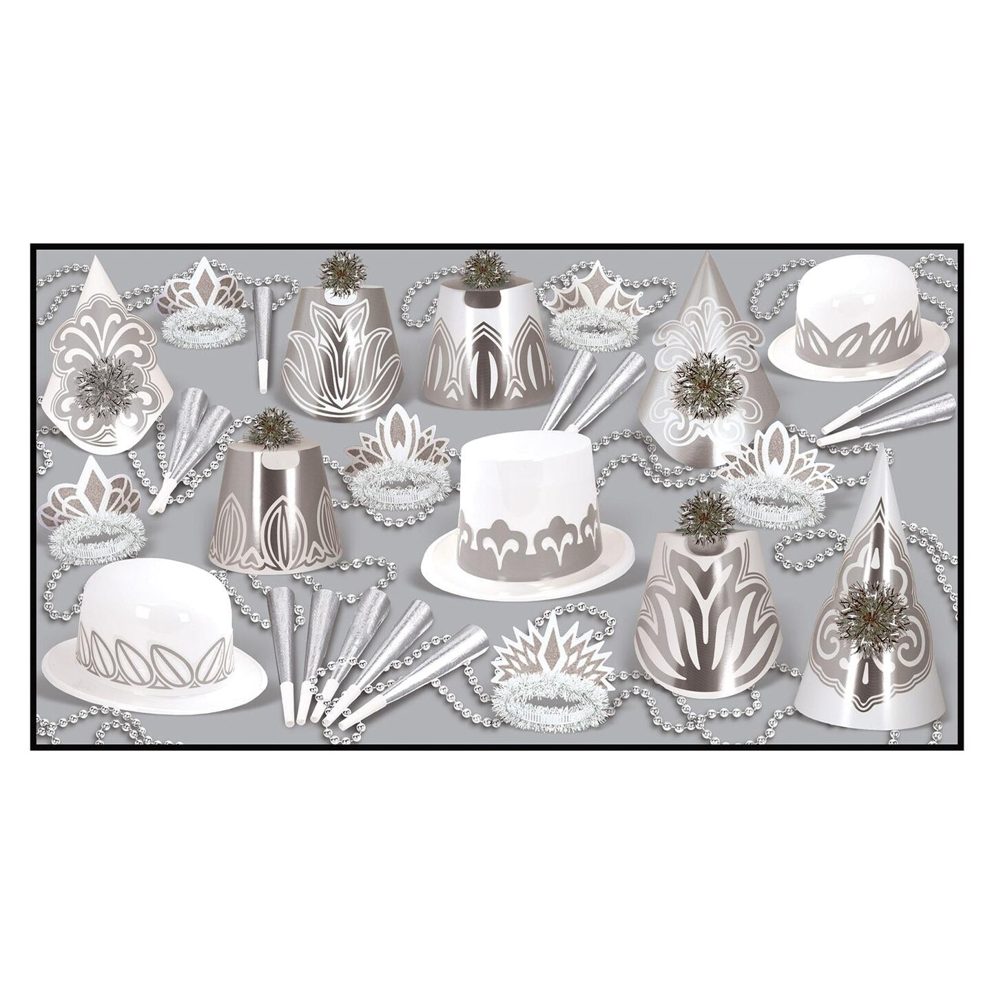 Silver Dollar New Year's Eve Party Kit for 50 People | Michaels