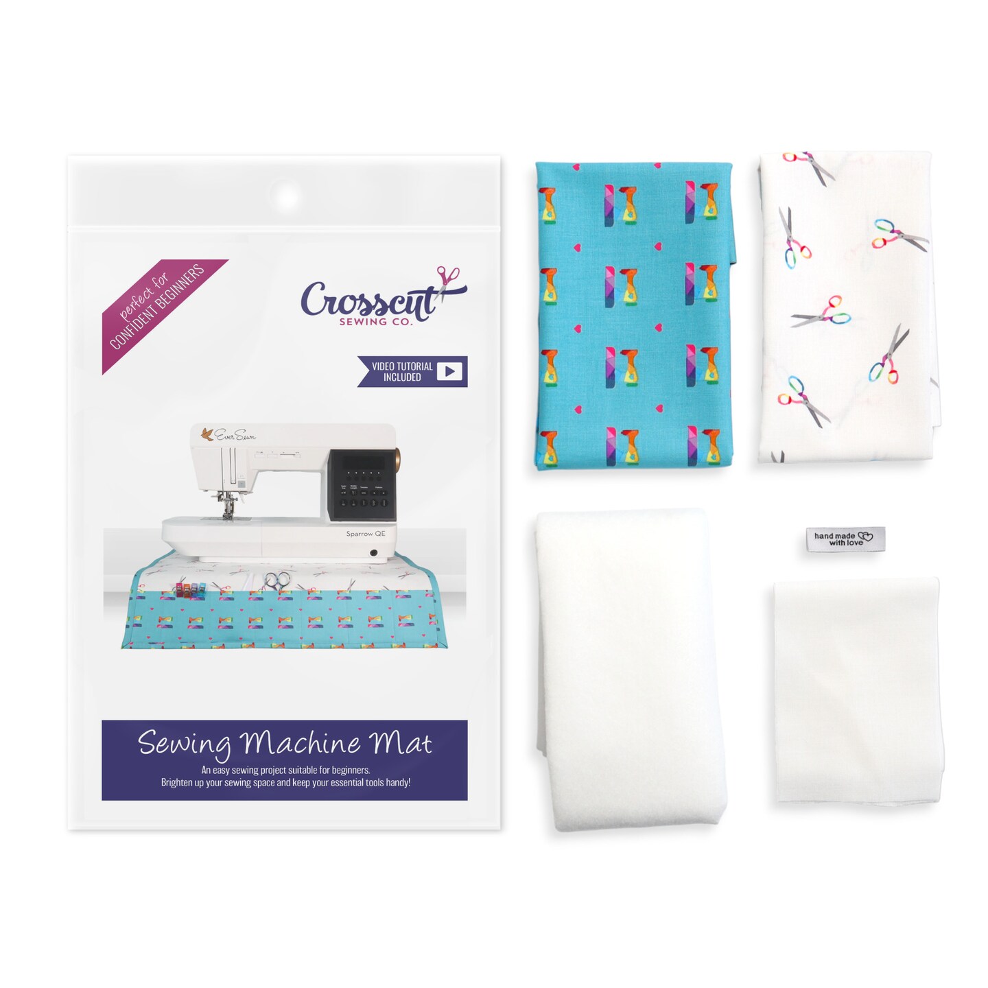 Crosscut Sewing Co.® Sewing Machine Mat Sewing Project Kit for ...
