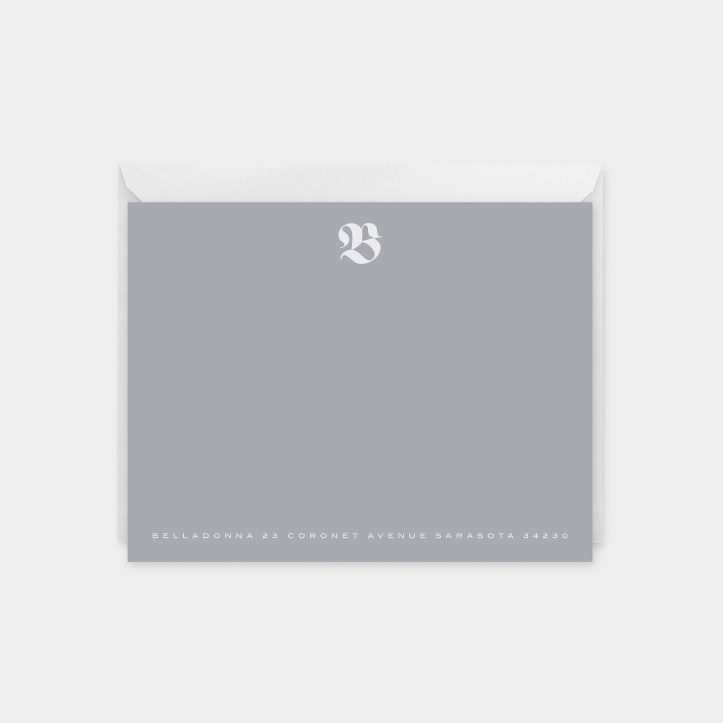 Fraktur Calligraphy Script Monogram Note Cards | Michaels