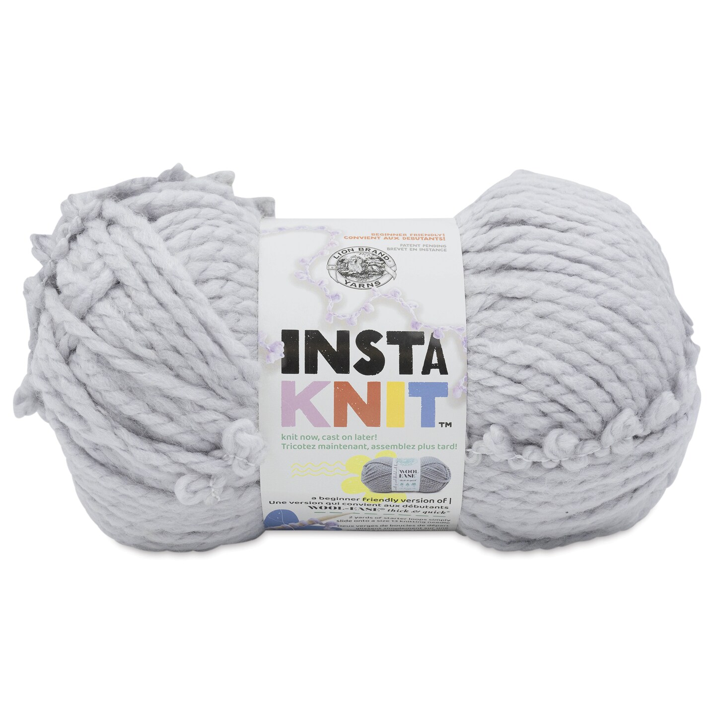 Lion Brand Yarn InstaKnit Yarn - Forever and a Grey, 122 yds | Michaels