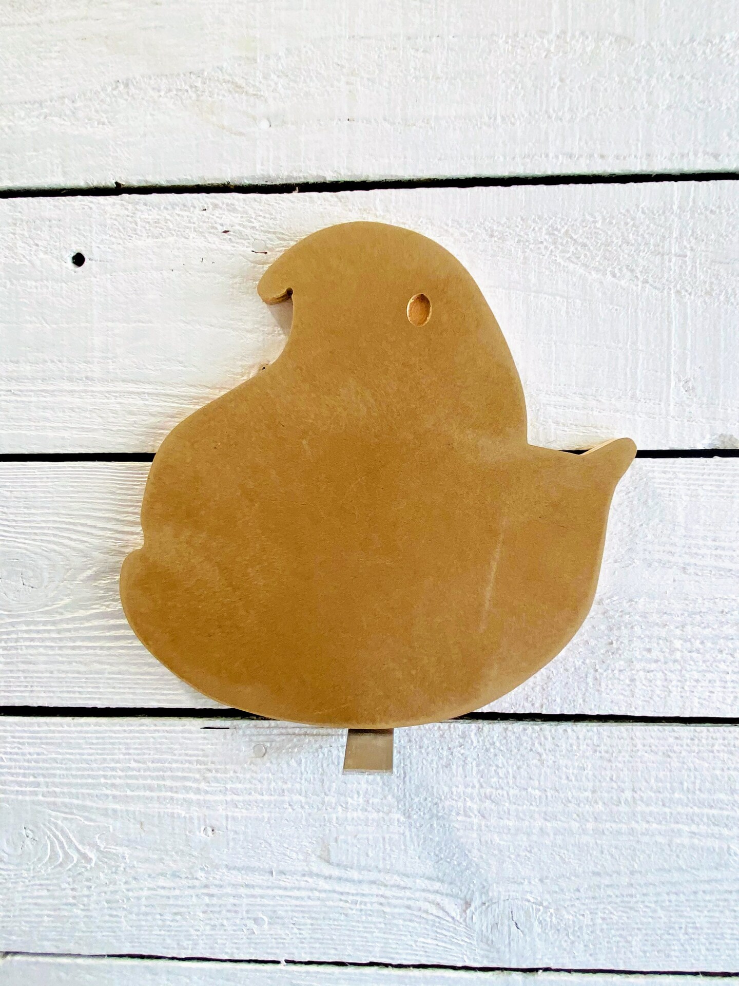 Easter Chick Peep DIY Wood Sign Paint Project | MakerPlace by Michaels