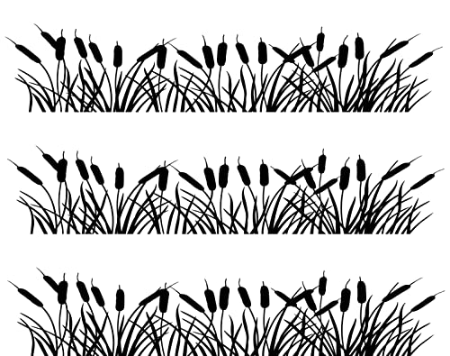 Cattails Edible Cake or Cupcake Topper fit 1/4 sheet cake or larger ...
