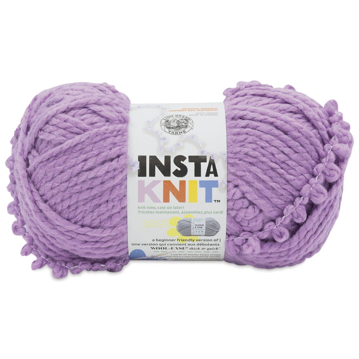 Lion Brand Yarn InstaKnit Yarn - Vio-Let It Go, 122 yds | Michaels