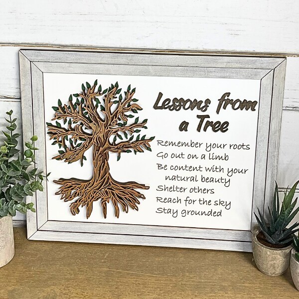 Lessons from a Tree Wall Art | MakerPlace by Michaels