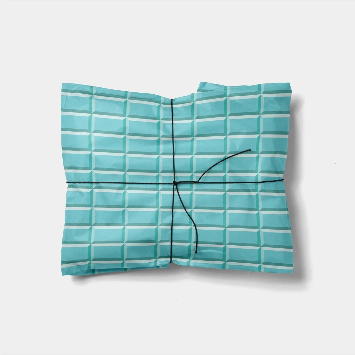 Blue 3D Block Gift Wrap | Michaels