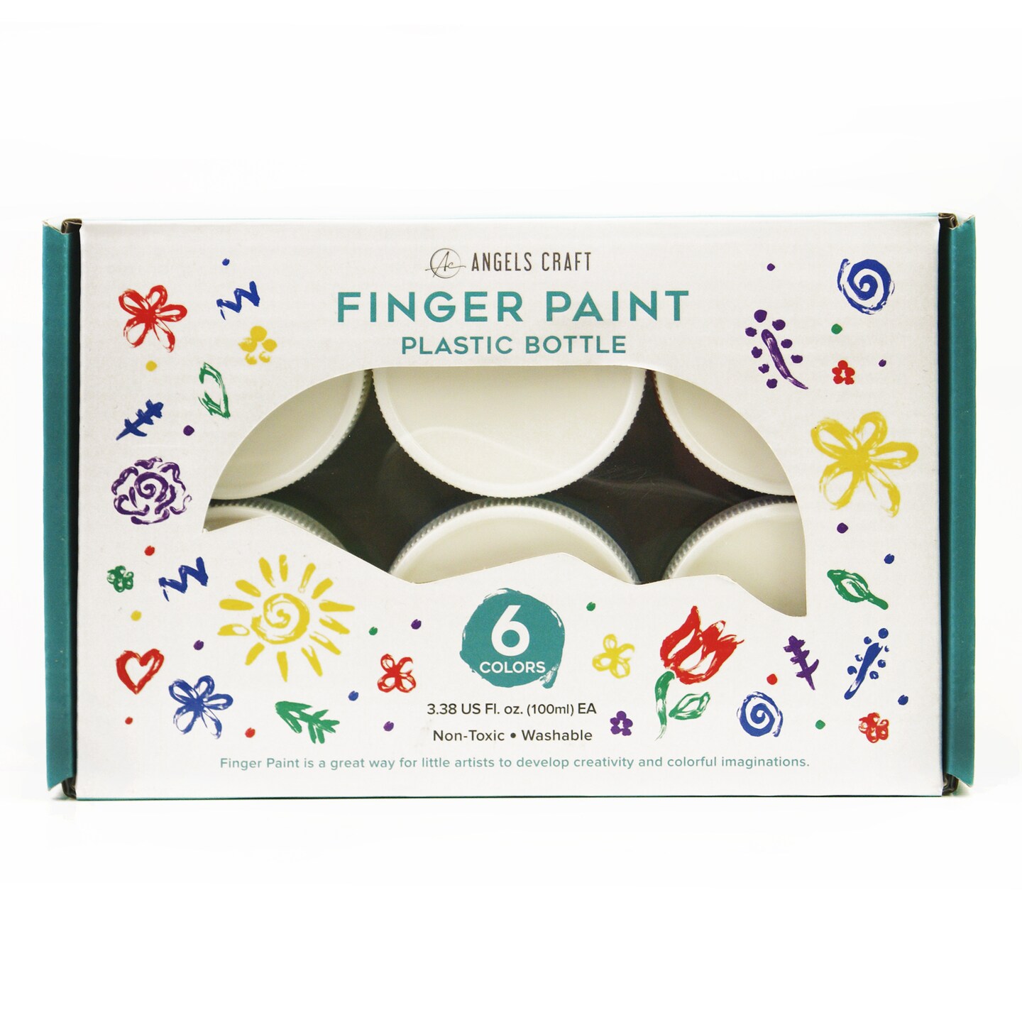 Angels Craft 6-Piece Finger Paint Set | Michaels