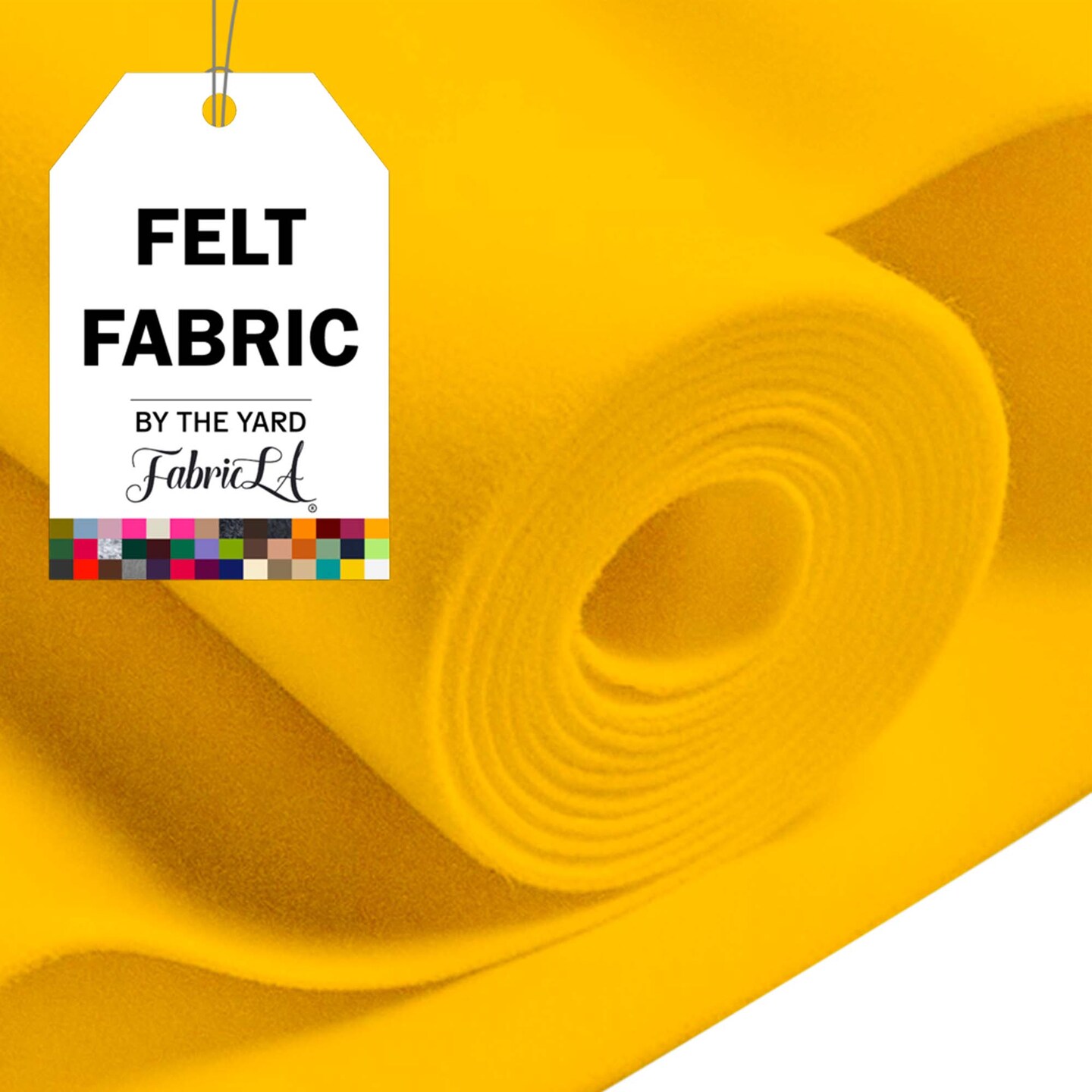 FabricLA Craft Felt Fabric - 72" Inch Wide & 1.6mm Thick Non-Stiff Felt ...