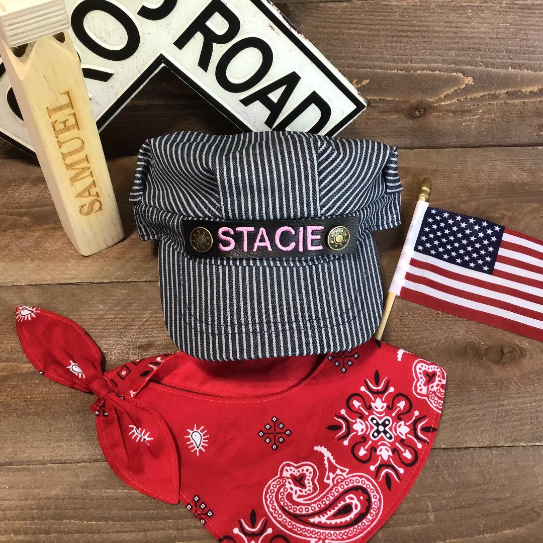 Copy-PERSONALIZED TRAIN HAT Set Deluxe, Rush Ship, Train Costume ...