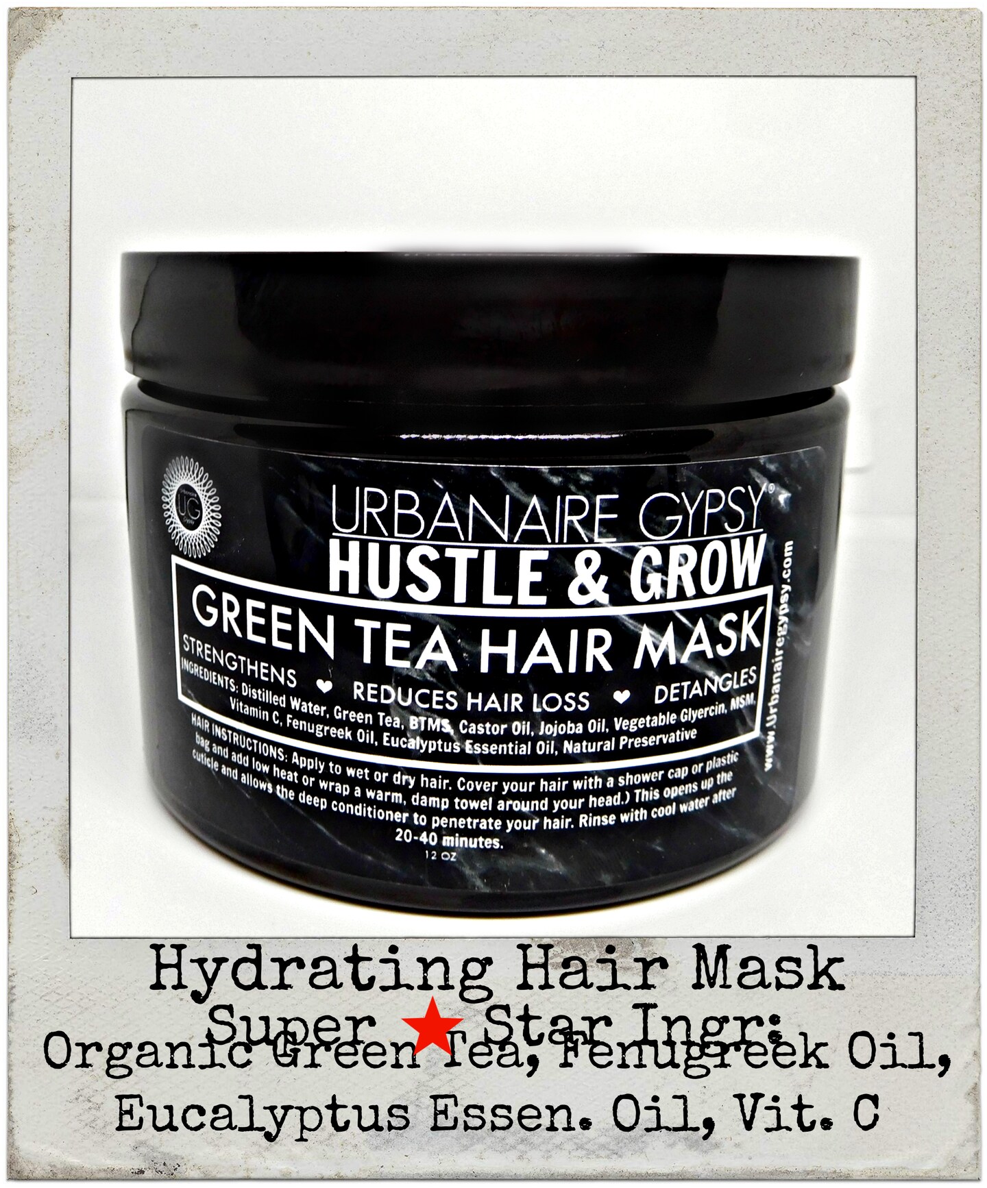Hustle and Grow Green Tea Hydrating Hair Mask | MakerPlace by Michaels