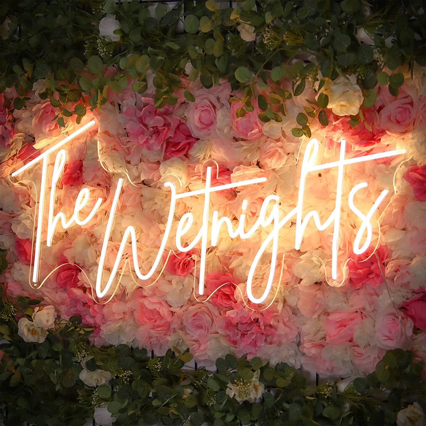 Neon Sign Custom Name, Rustic Name Neon Sign, Custom Neon Sign Battery ...